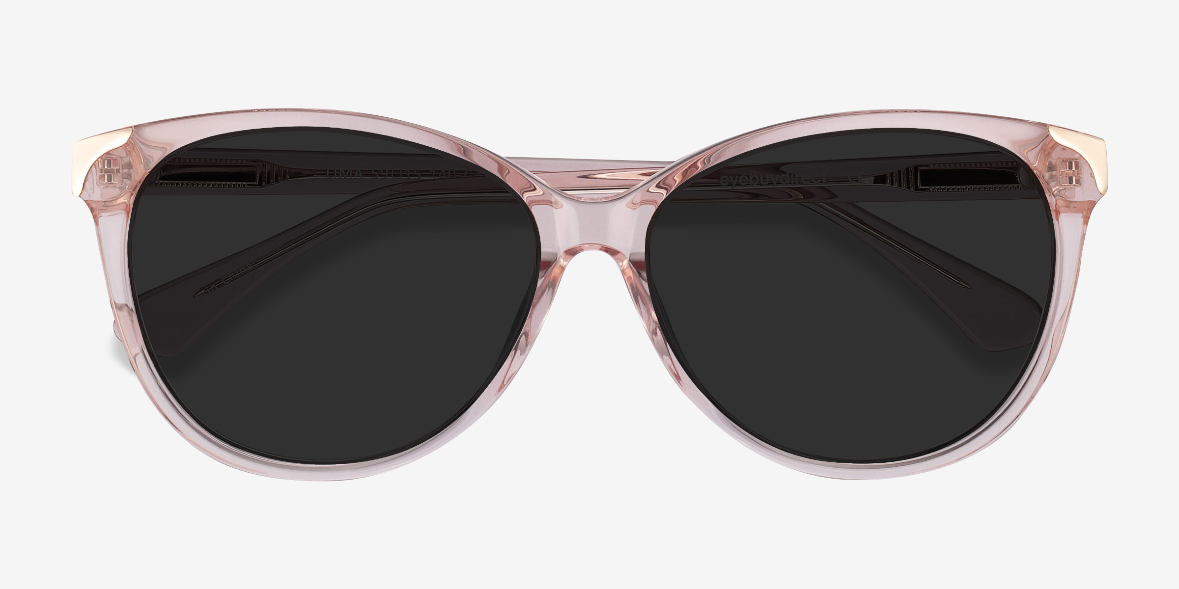 Lima - Cat Eye Clear Pink Frame Sunglasses For Women | Eyebuydirect
