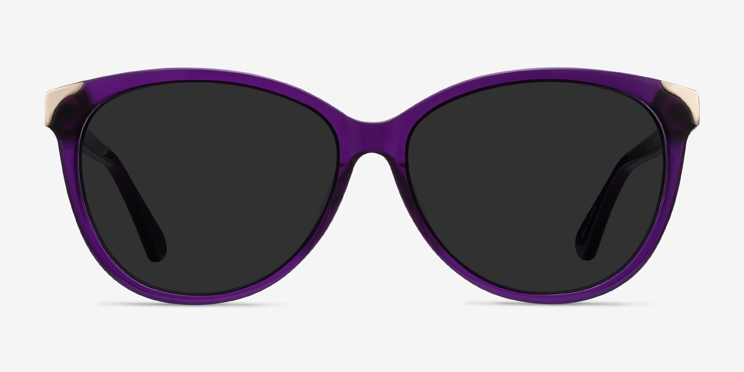 Lima - Cat Eye Purple Frame Sunglasses For Women | Eyebuydirect