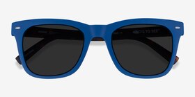 Ocean - Square Atlantic Blue & Warm Tortoise Frame Prescription ...