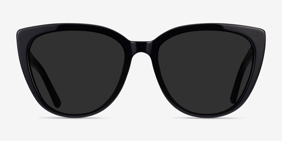Lemonade - Cat Eye Black Frame Sunglasses For Women | Eyebuydirect