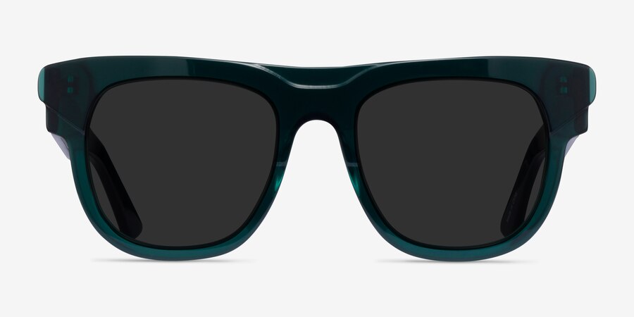Eon - Square Teal Frame Prescription Sunglasses | Eyebuydirect