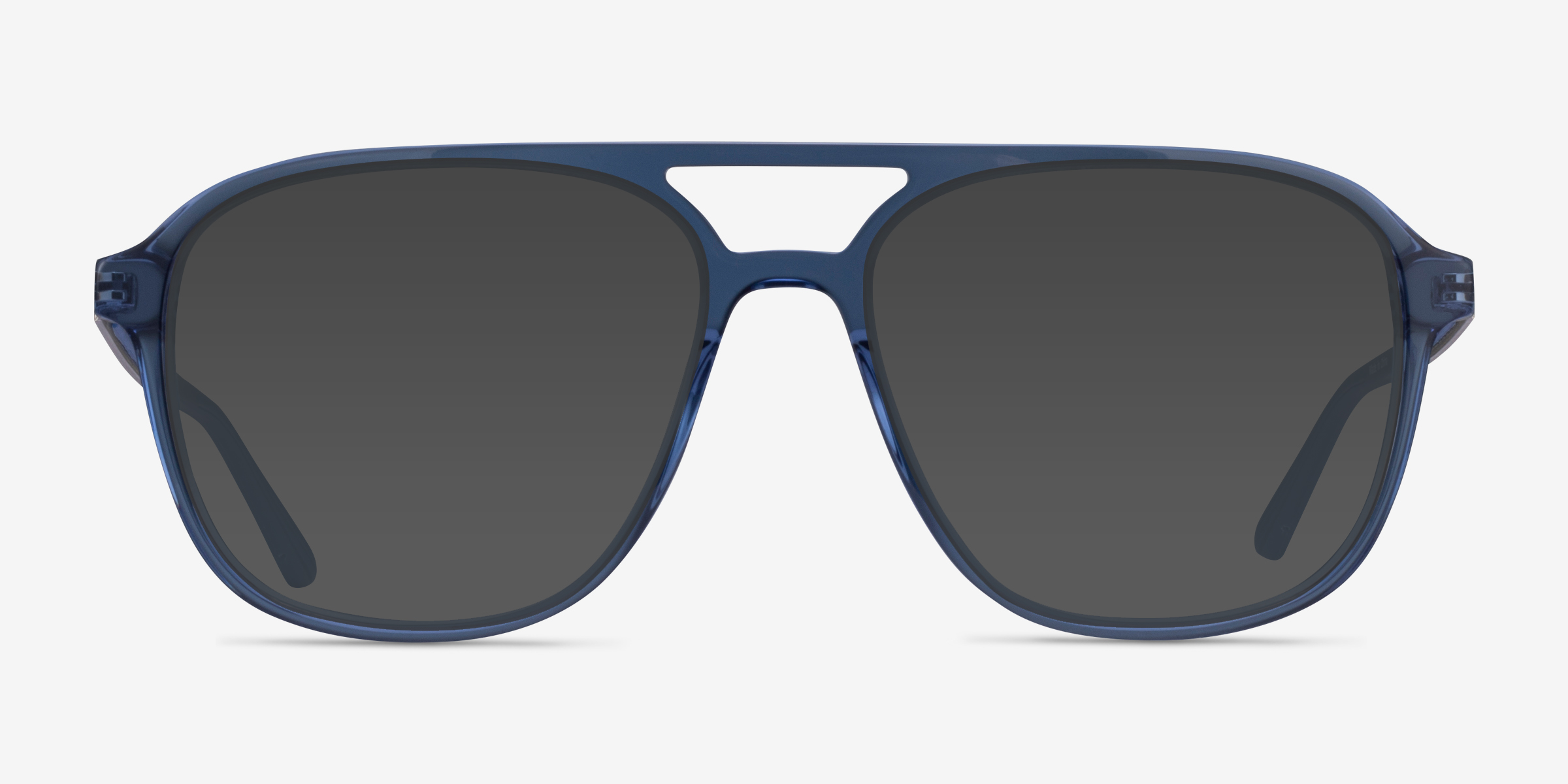 Zeal Sun - Aviator Shiny Crystal Navy Frame Prescription Sunglasses ...