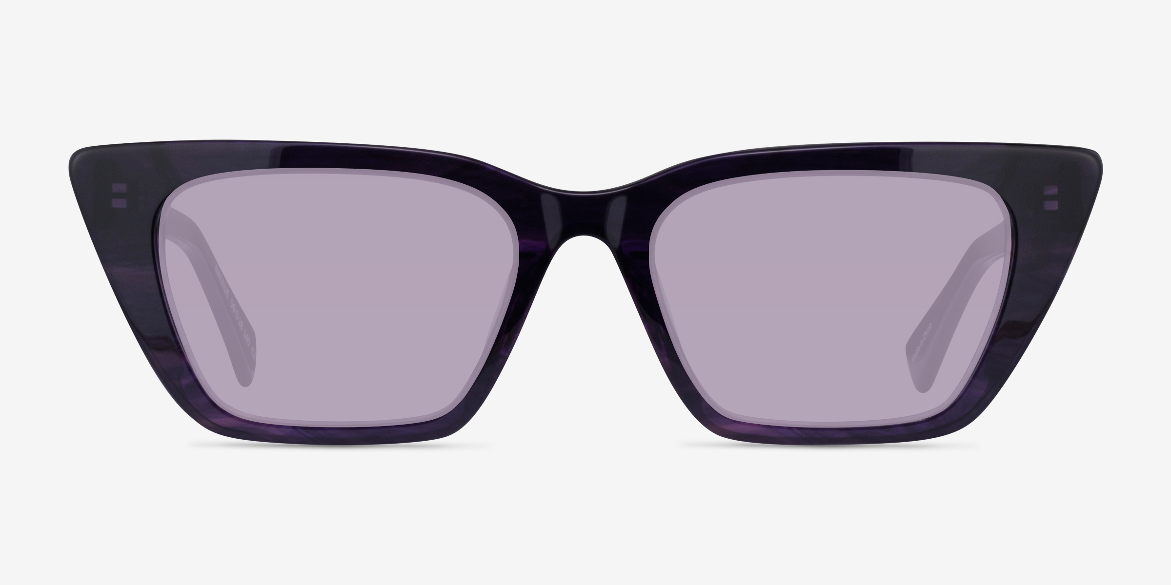 Natalie - Cat Eye Purple Frame Sunglasses For Women | Eyebuydirect