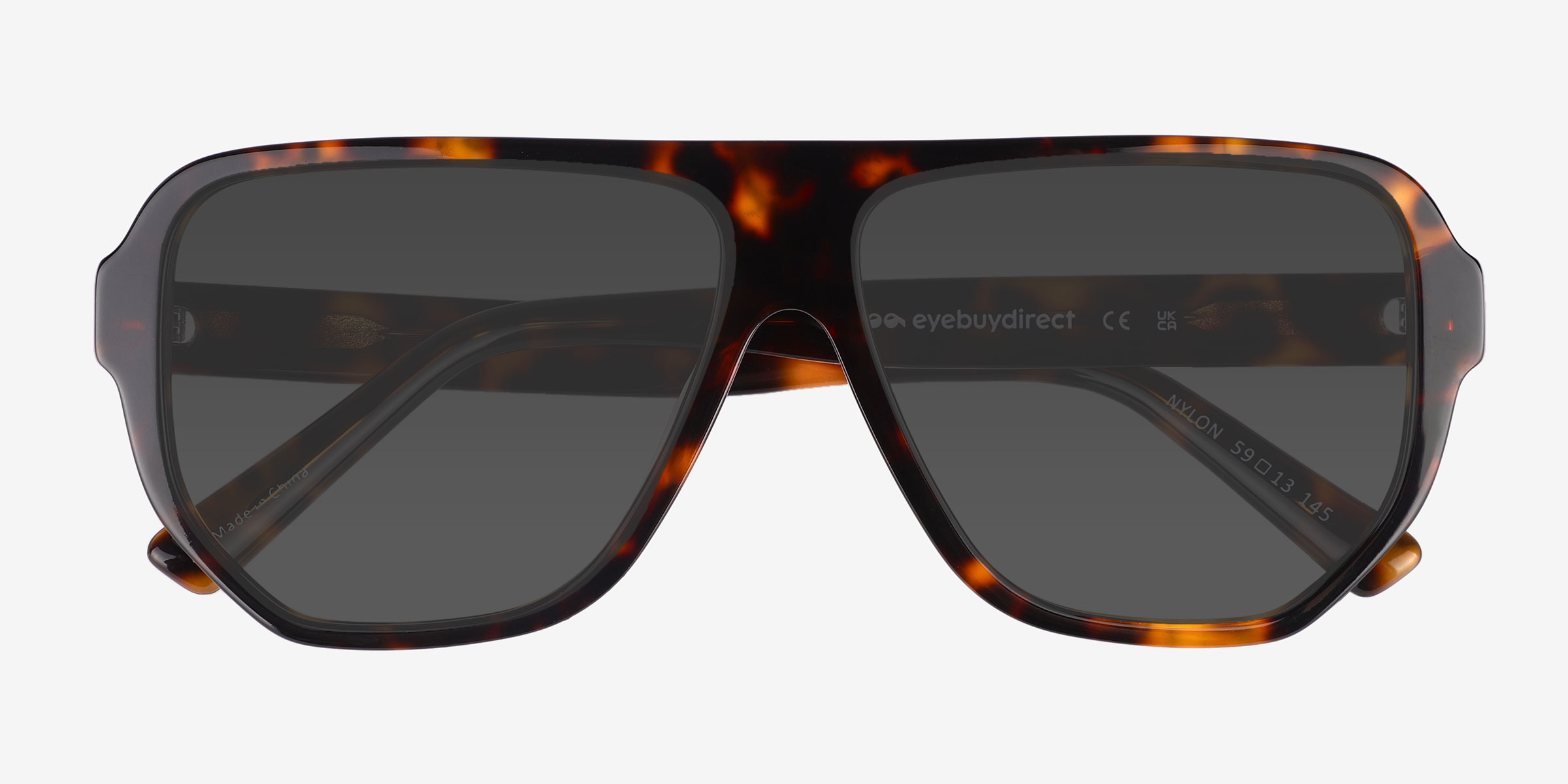 Nylon - Aviator Tortoise Frame Sunglasses For Men | Eyebuydirect