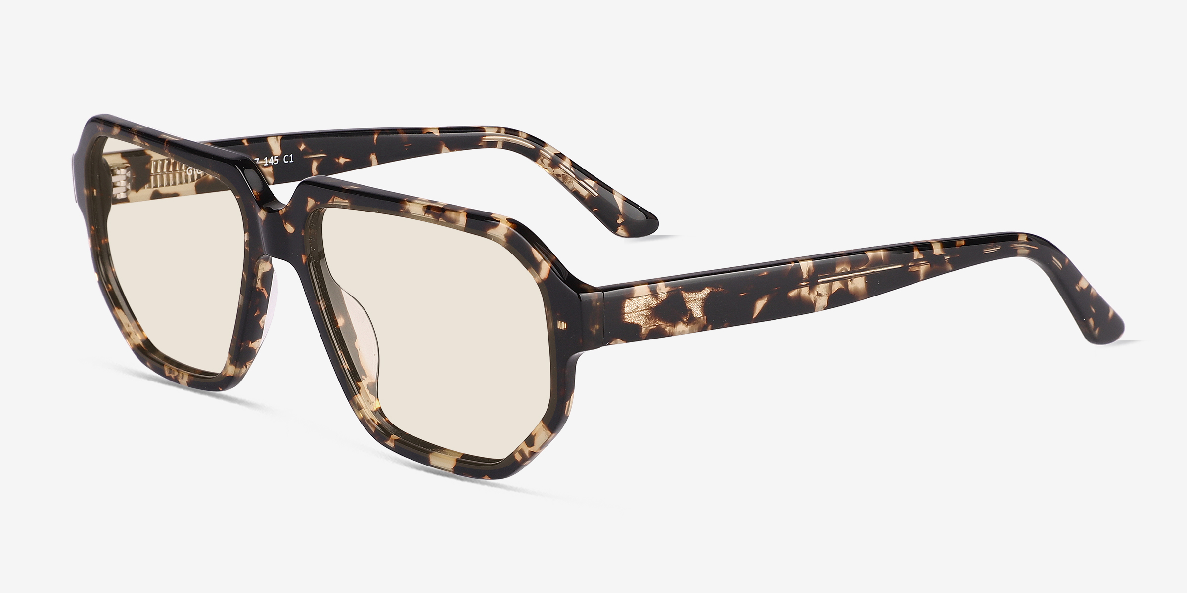 Giorgio - Square Spotty Tortoise Frame Sunglasses For Men | Eyebuydirect