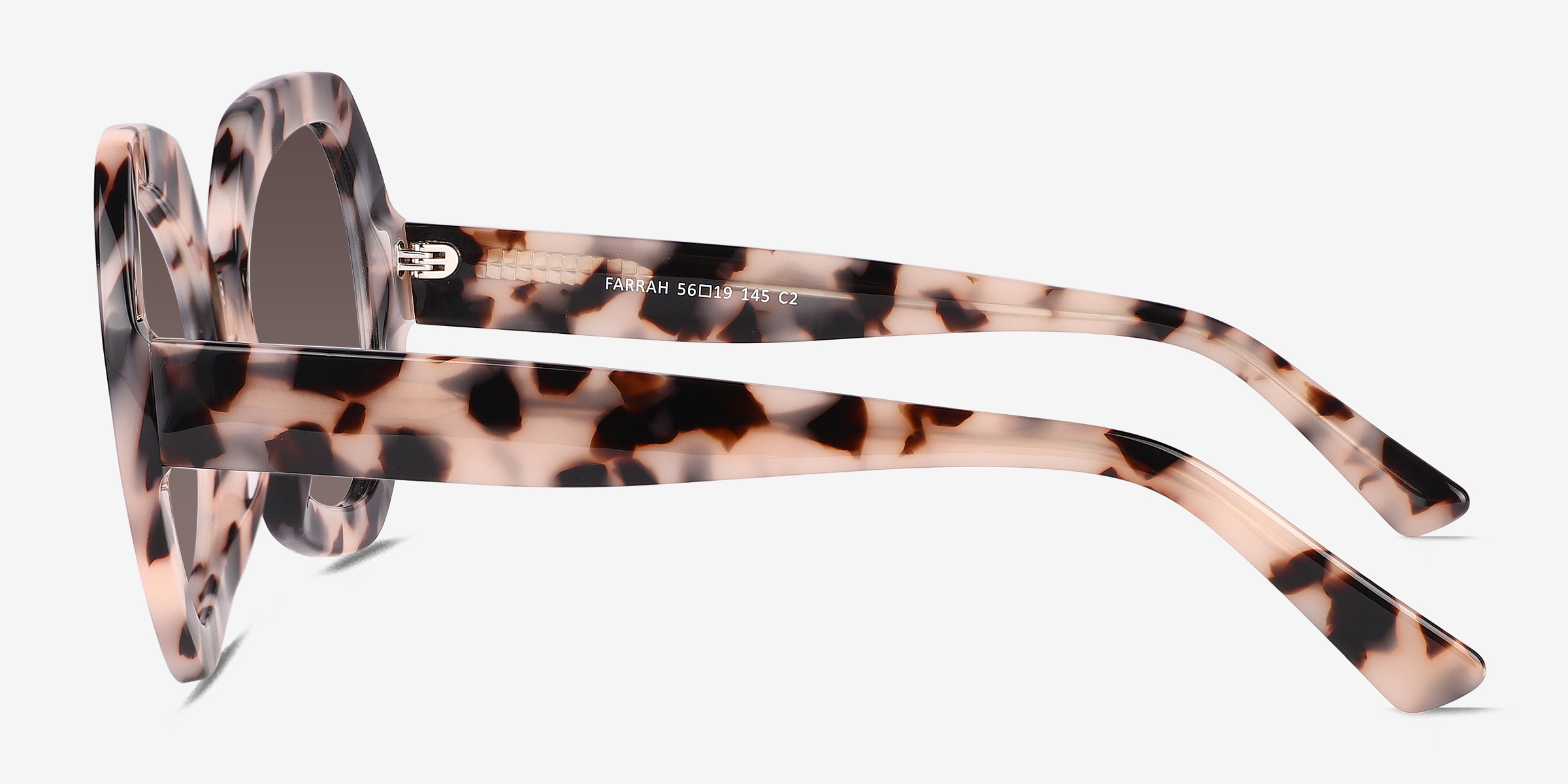 Farrah - Cat Eye Ivory Tortoise Frame Sunglasses For Women | Eyebuydirect