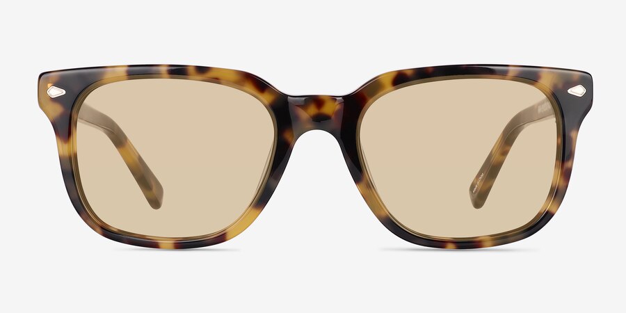 Rugby - Round Spotty Tortoise Frame Prescription Sunglasses | Eyebuydirect