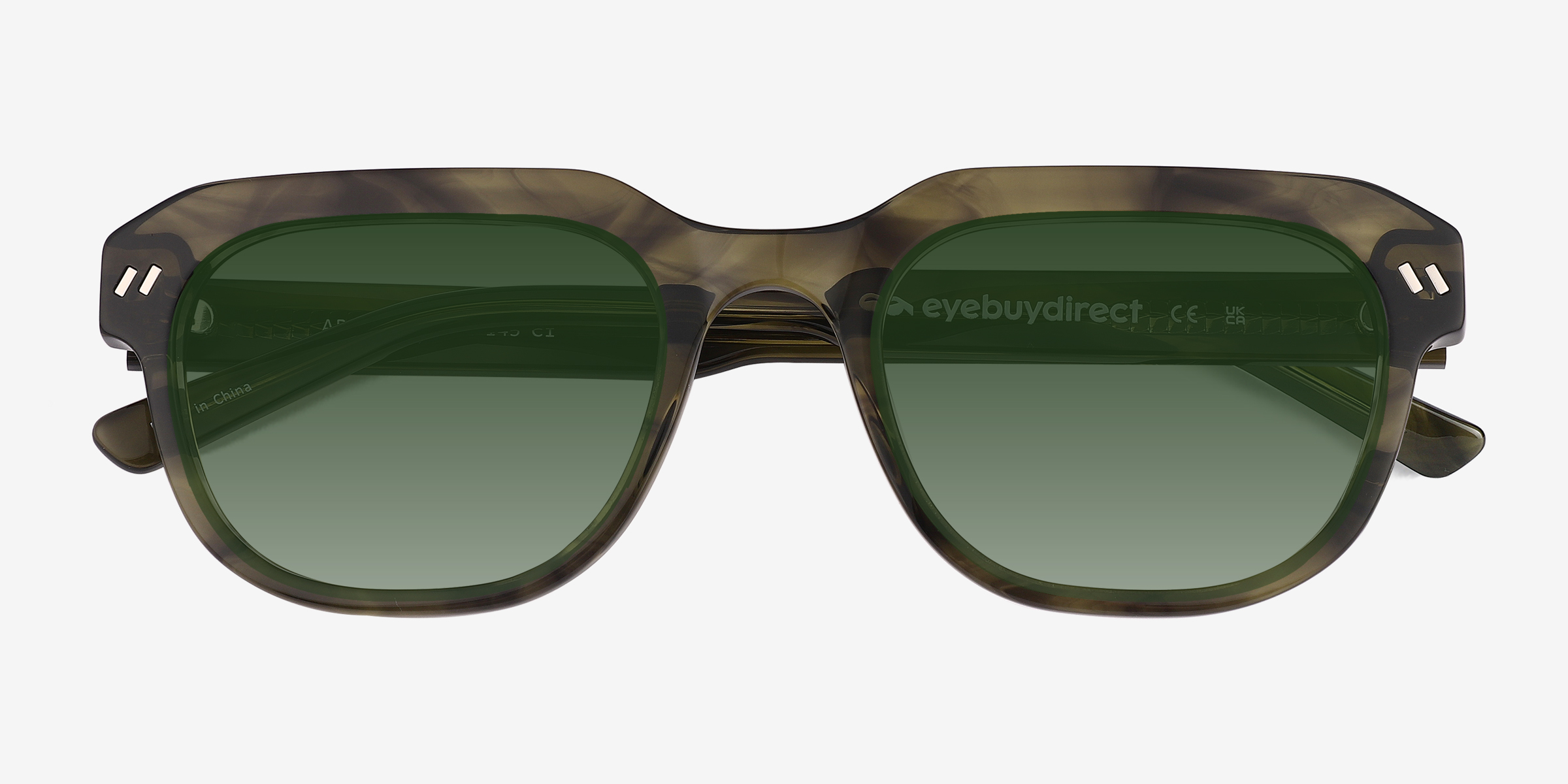 Arrow - Round Khaki Frame Prescription Sunglasses | Eyebuydirect