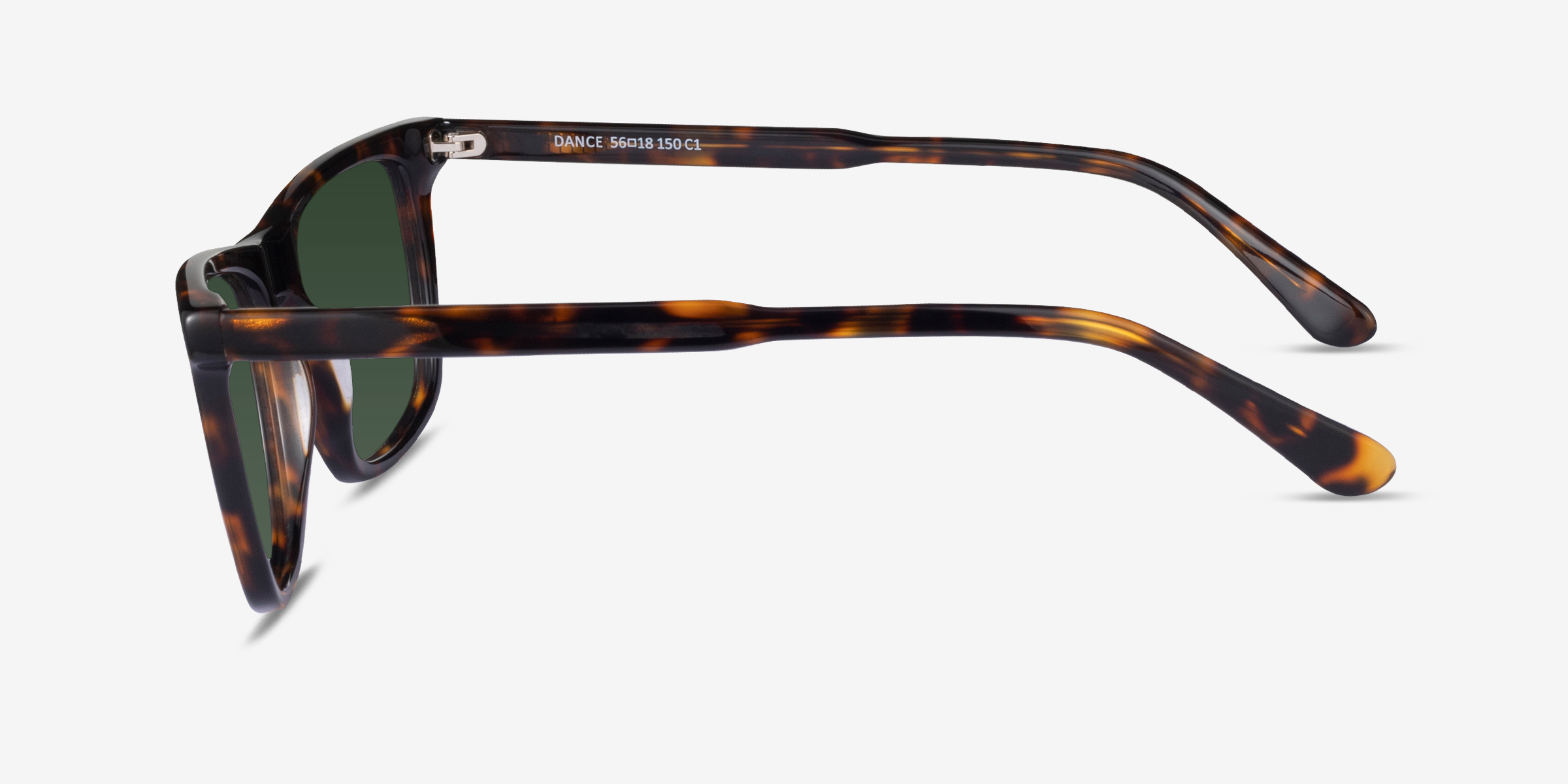 Dance - Rectangle Tortoise Frame Sunglasses For Men | Eyebuydirect