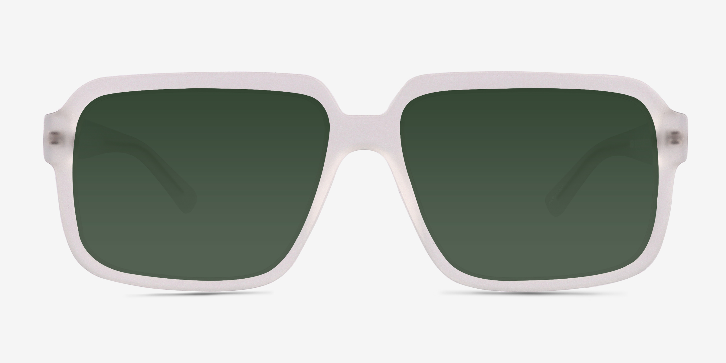 Kauri - Square Matte Crystal Frame Sunglasses For Men | Eyebuydirect