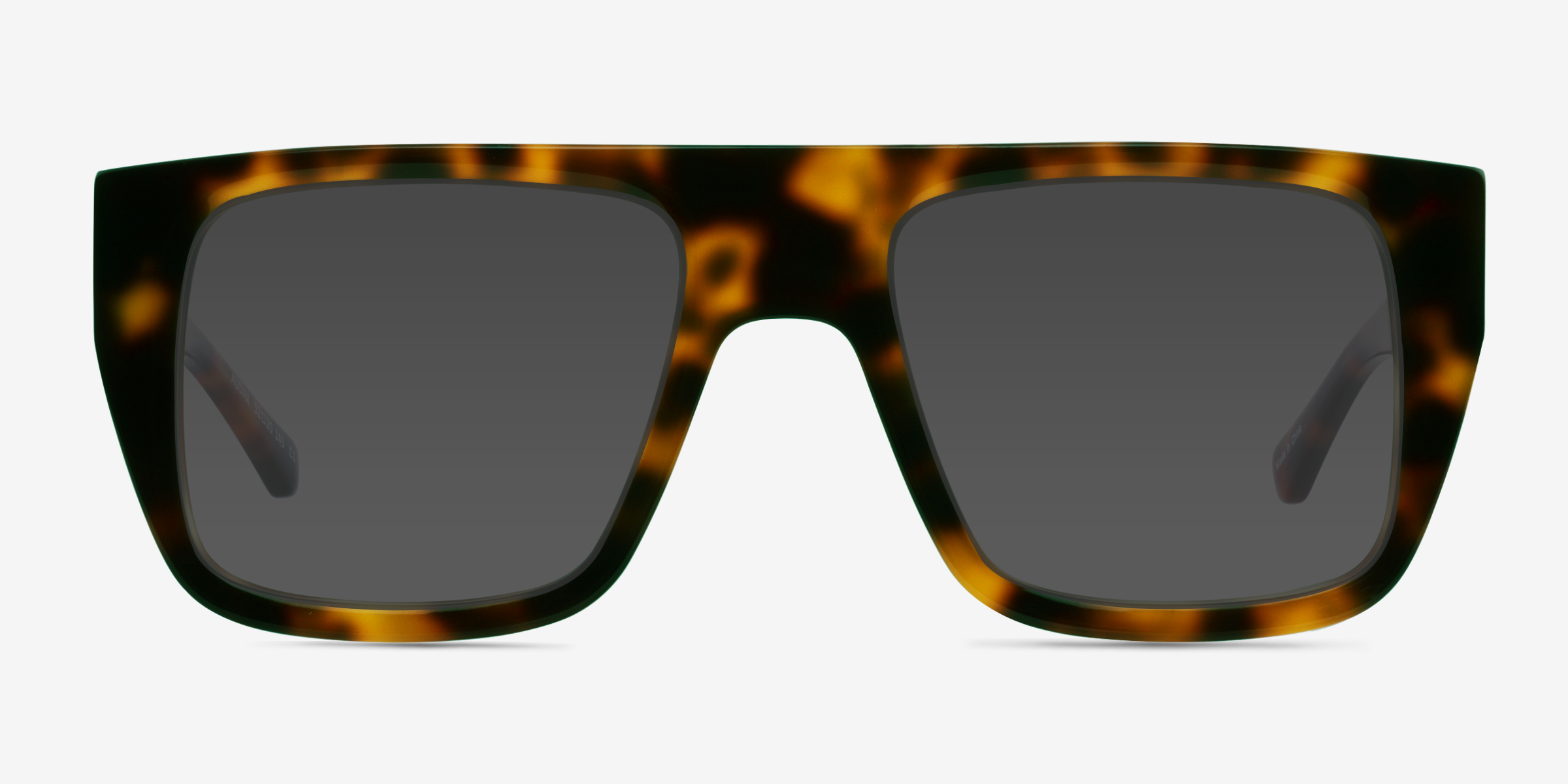 Audax - Square Brown Tortoise Frame Sunglasses For Men | Eyebuydirect