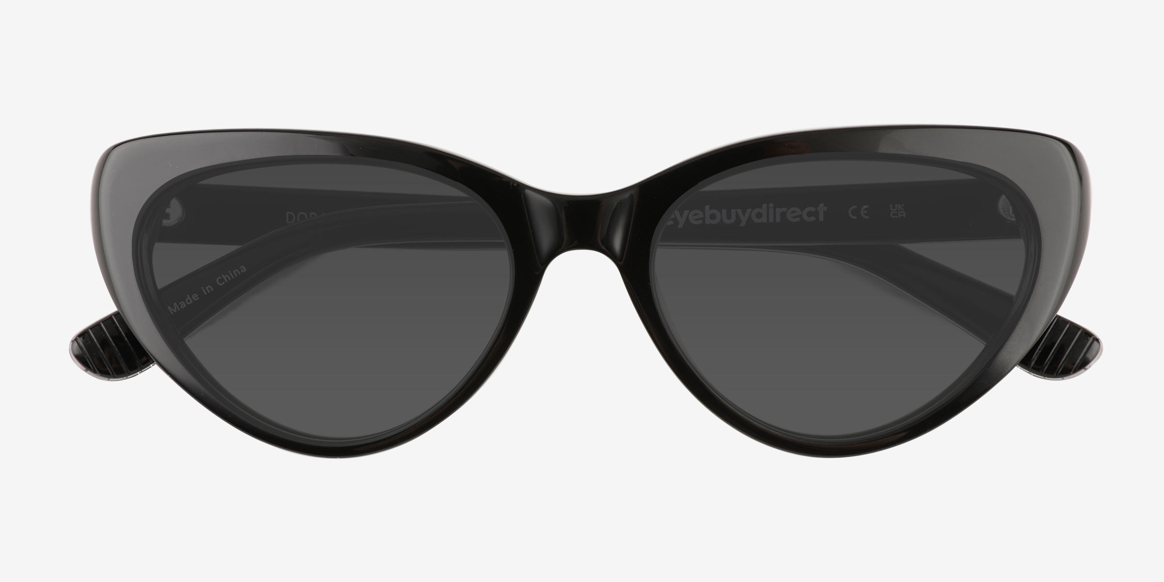 Dora - Cat Eye Black Frame Sunglasses For Women | Eyebuydirect