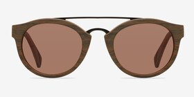 Enzo - Aviator Brown & Striped Frame Prescription Sunglasses | Eyebuydirect