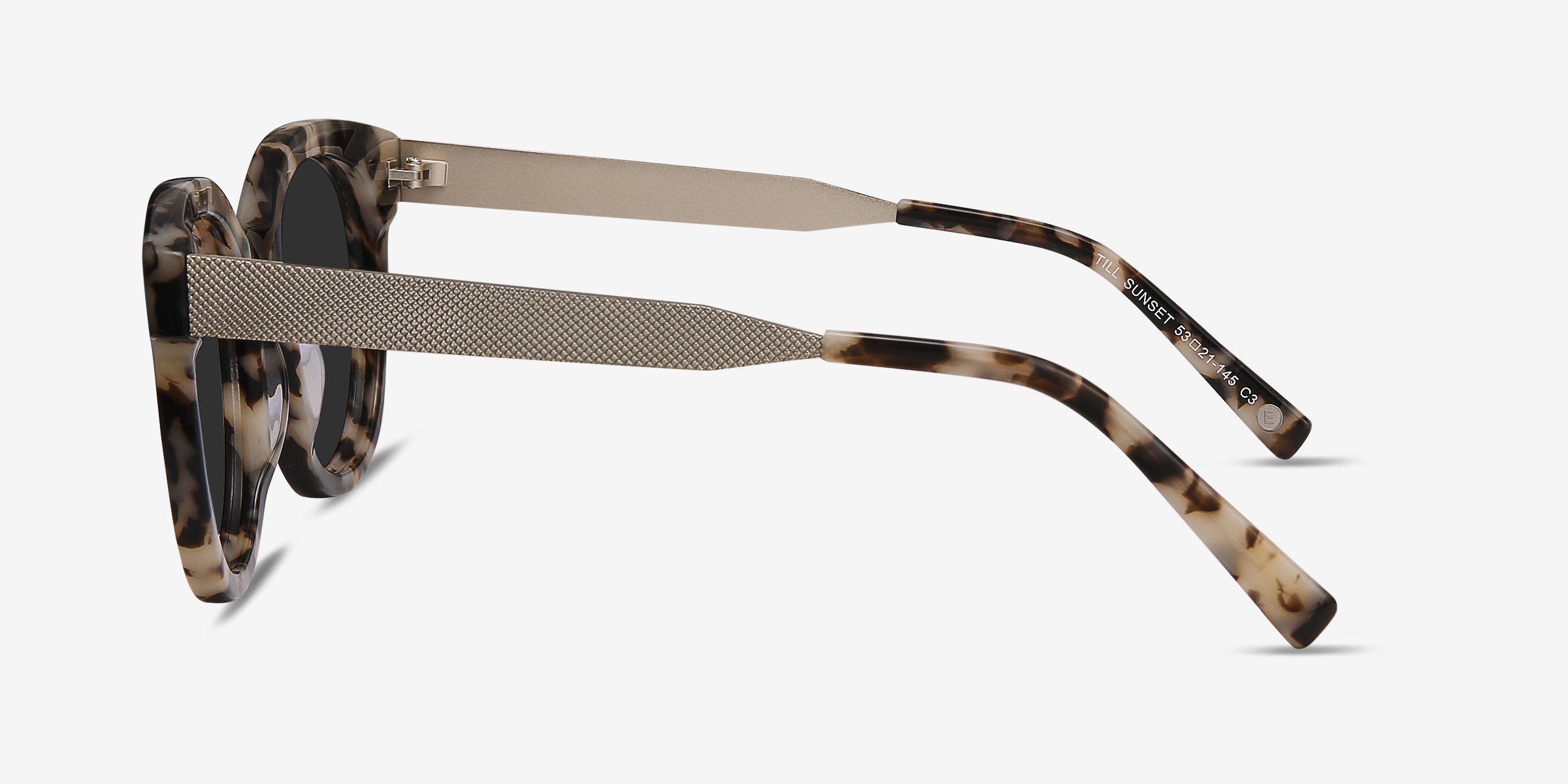 Till Sunset - Round Tortoise Frame Sunglasses For Women | Eyebuydirect