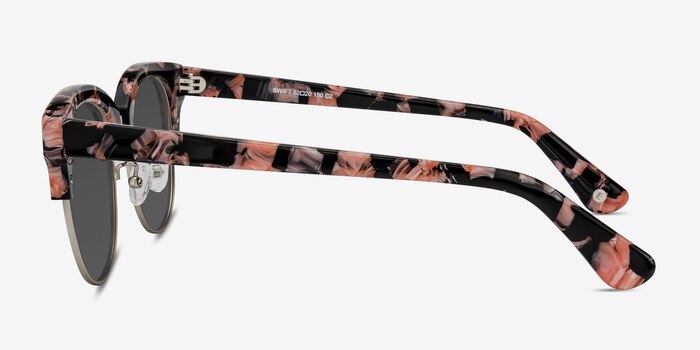 Swift - Square Floral Frame Sunglasses For Women | Eyebuydirect