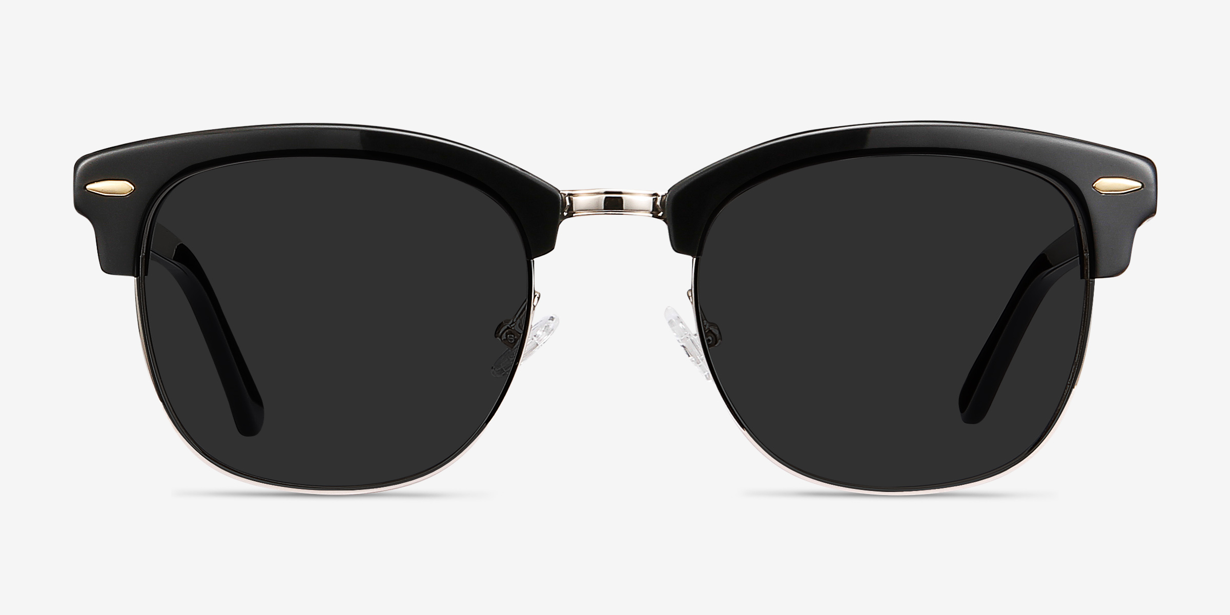 Strata - Browline Black Frame Prescription Sunglasses | Eyebuydirect