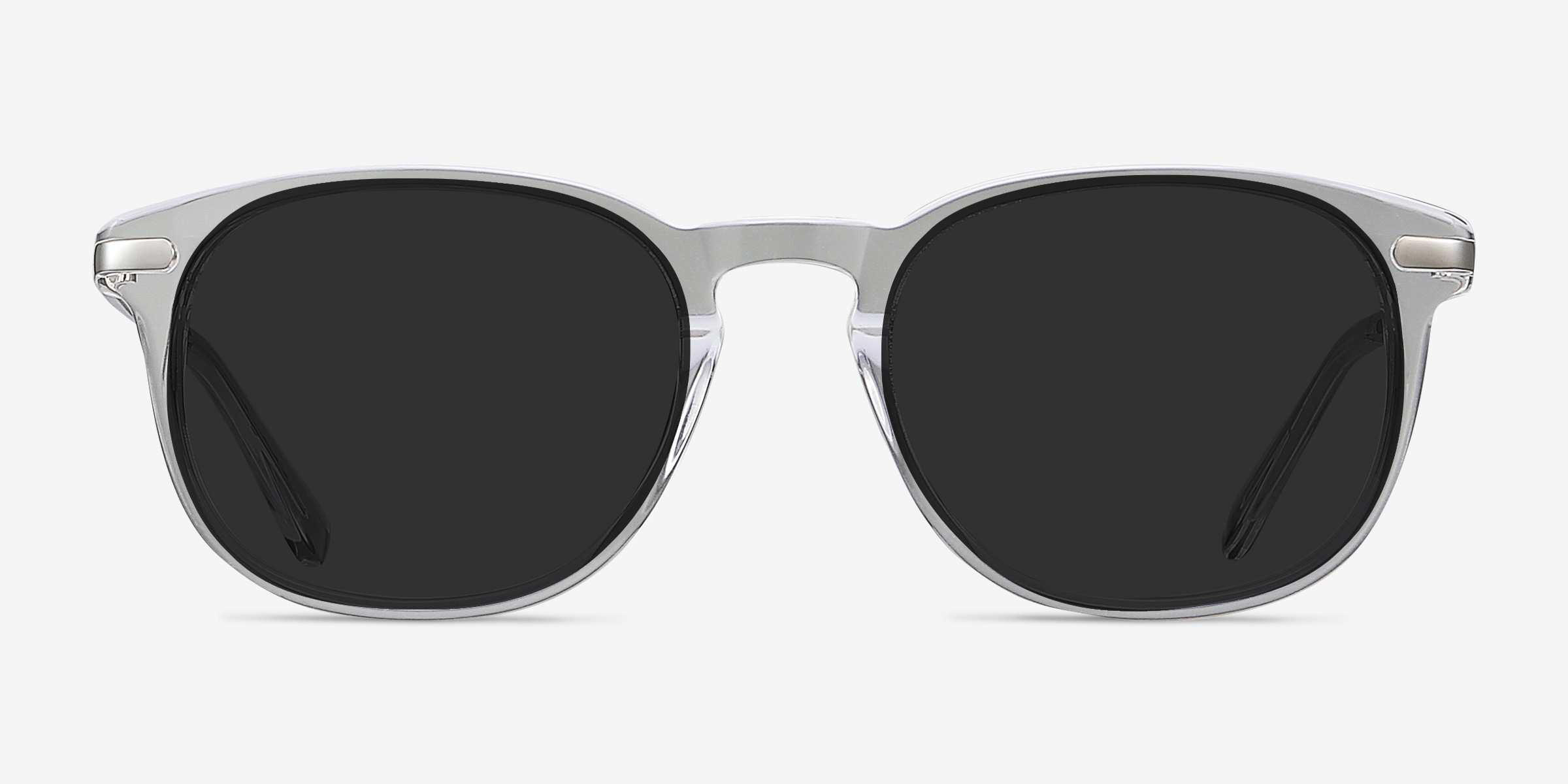 Council - Oval Clear Frame Sunglasses For Men | Eyebuydirect