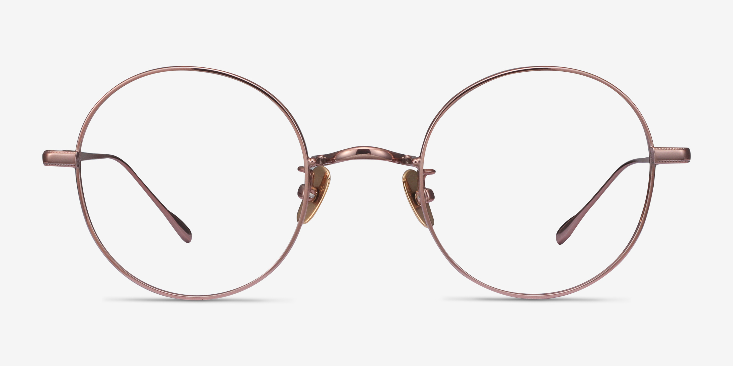 Berlioz Round Rose Gold Glasses For Women Eyebuydirect