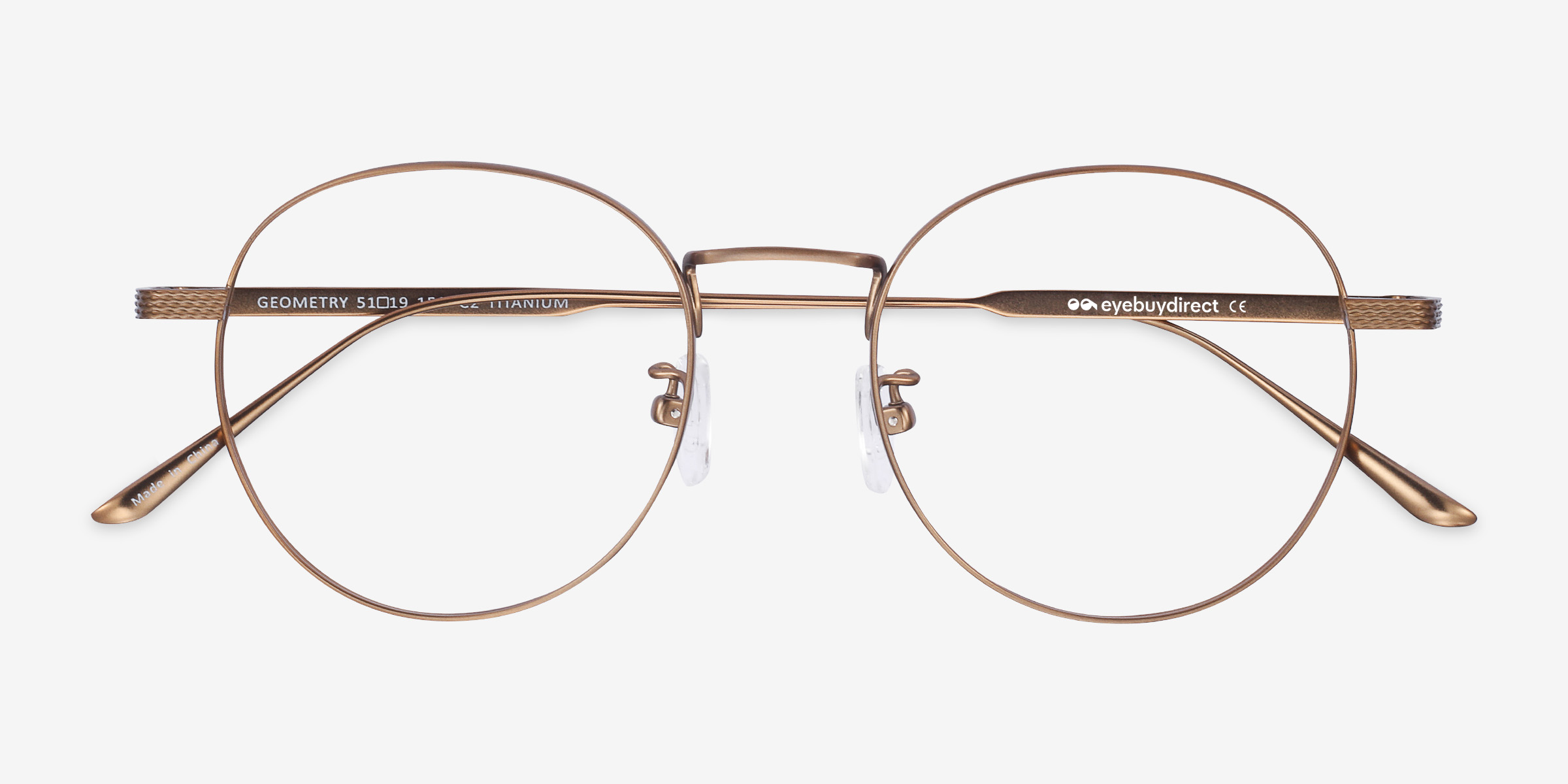 Geometry Round Bronze Full Rim Eyeglasses | Eyebuydirect