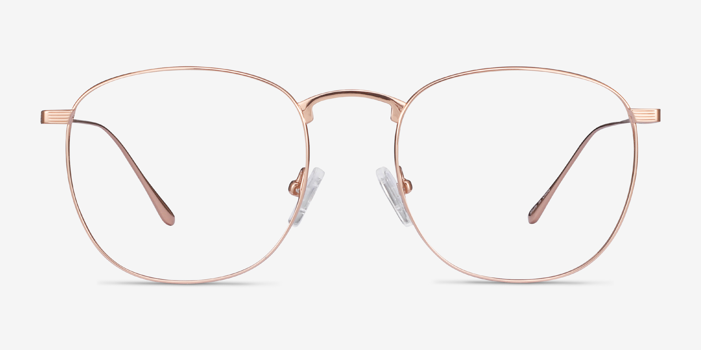 Arbor Square Rose Gold Full Rim Eyeglasses Eyebuydirect Canada