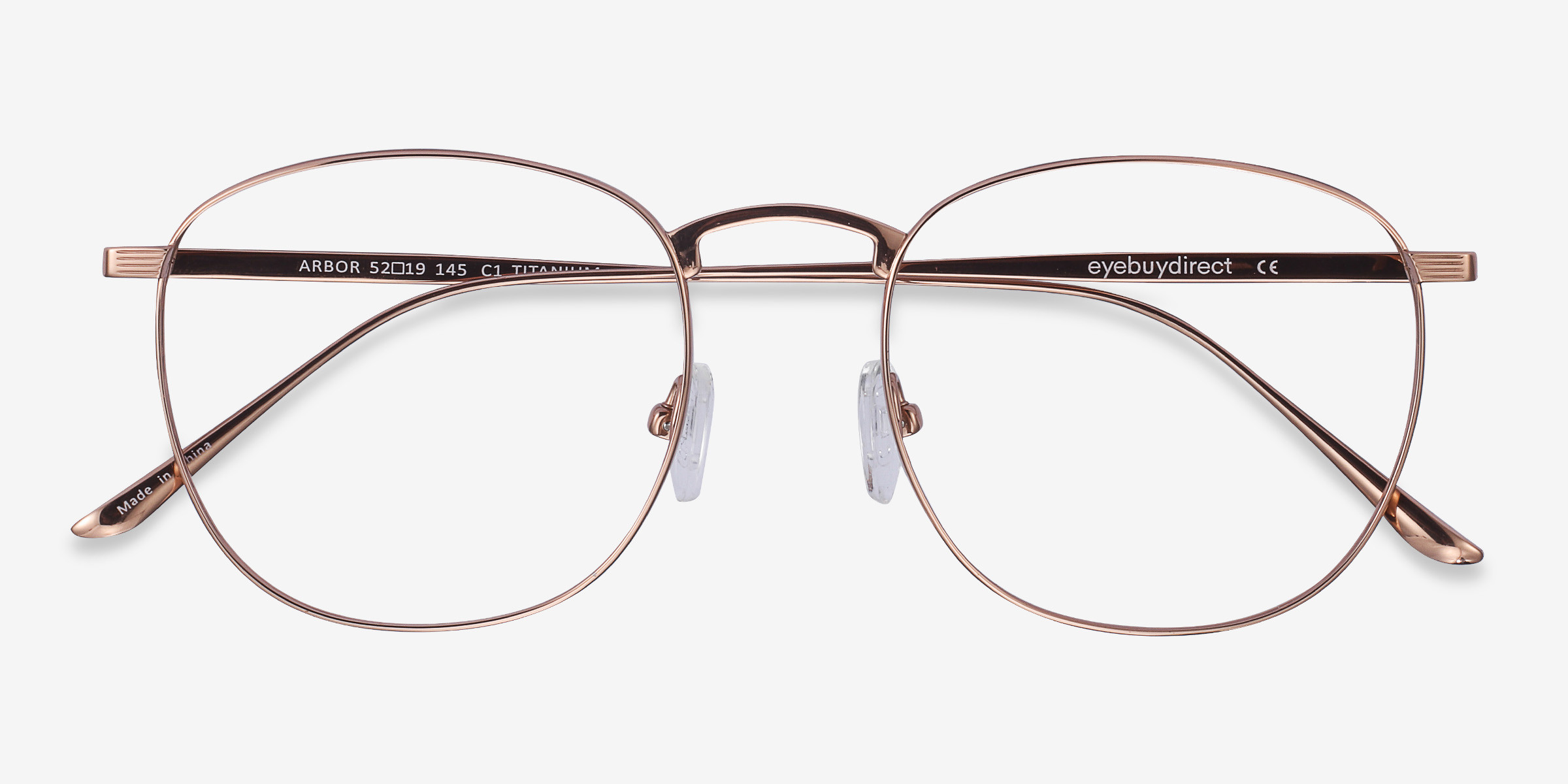 Arbor Square Rose Gold Full Rim Eyeglasses Eyebuydirect