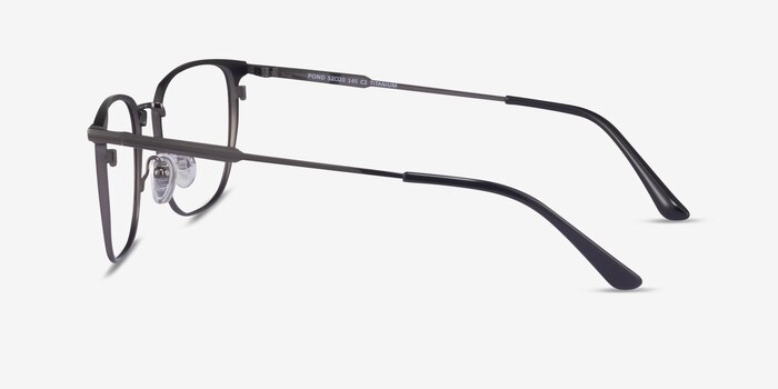 Pond Square Matte Gunmetal Full Rim Eyeglasses | Eyebuydirect
