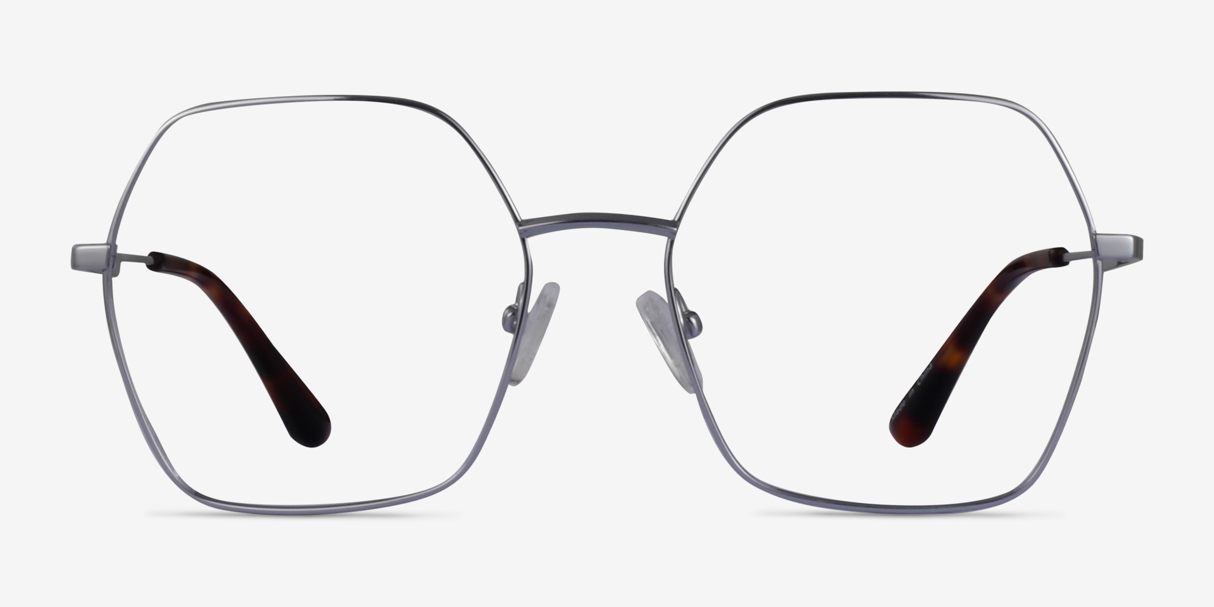Elixir Geometric Silver Full Rim Eyeglasses | Eyebuydirect