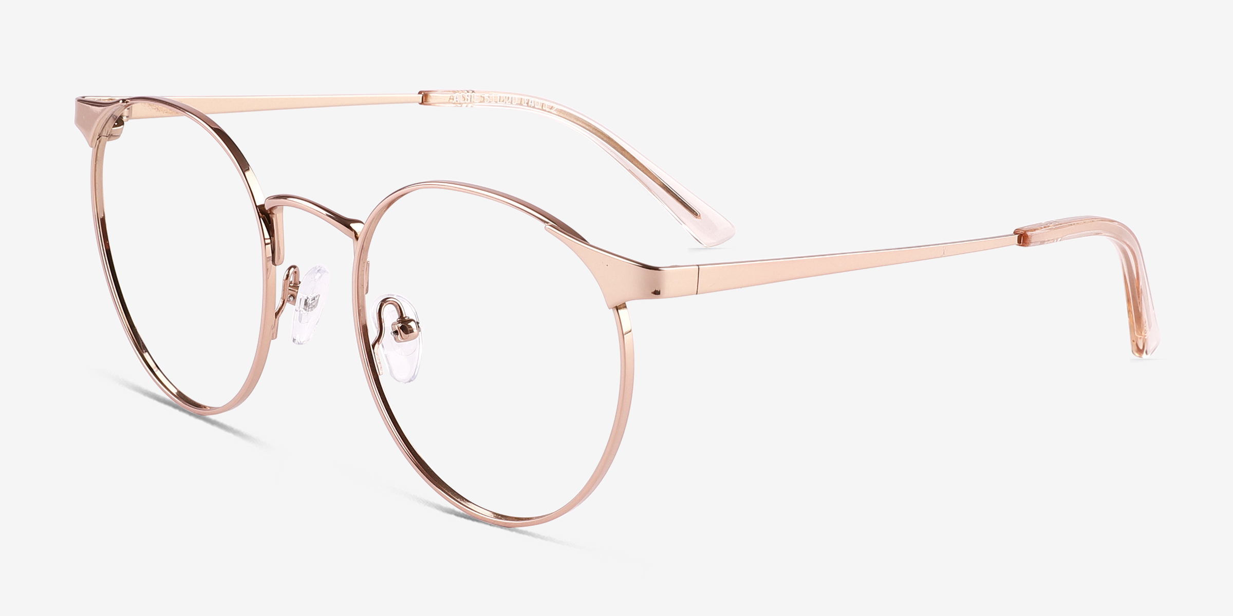 Alsie Round Rose Gold Full Rim Eyeglasses | Eyebuydirect