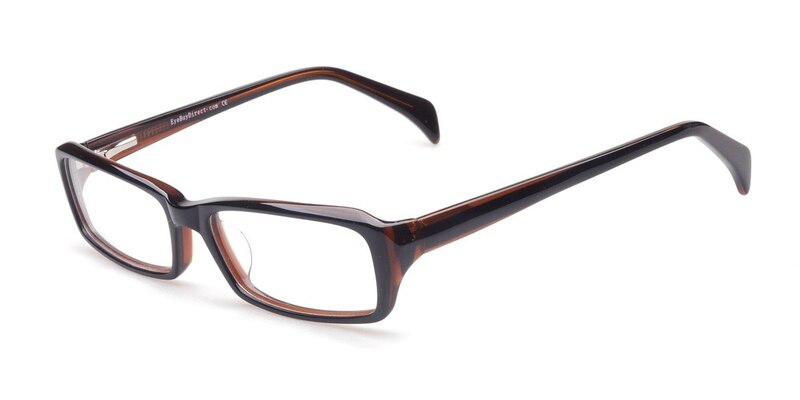 Azov Rectangle Brown Full Rim Eyeglasses | Eyebuydirect