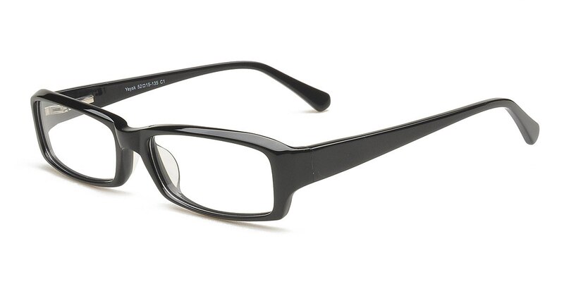 Yeysk Rectangle Black Full Rim Eyeglasses | Eyebuydirect