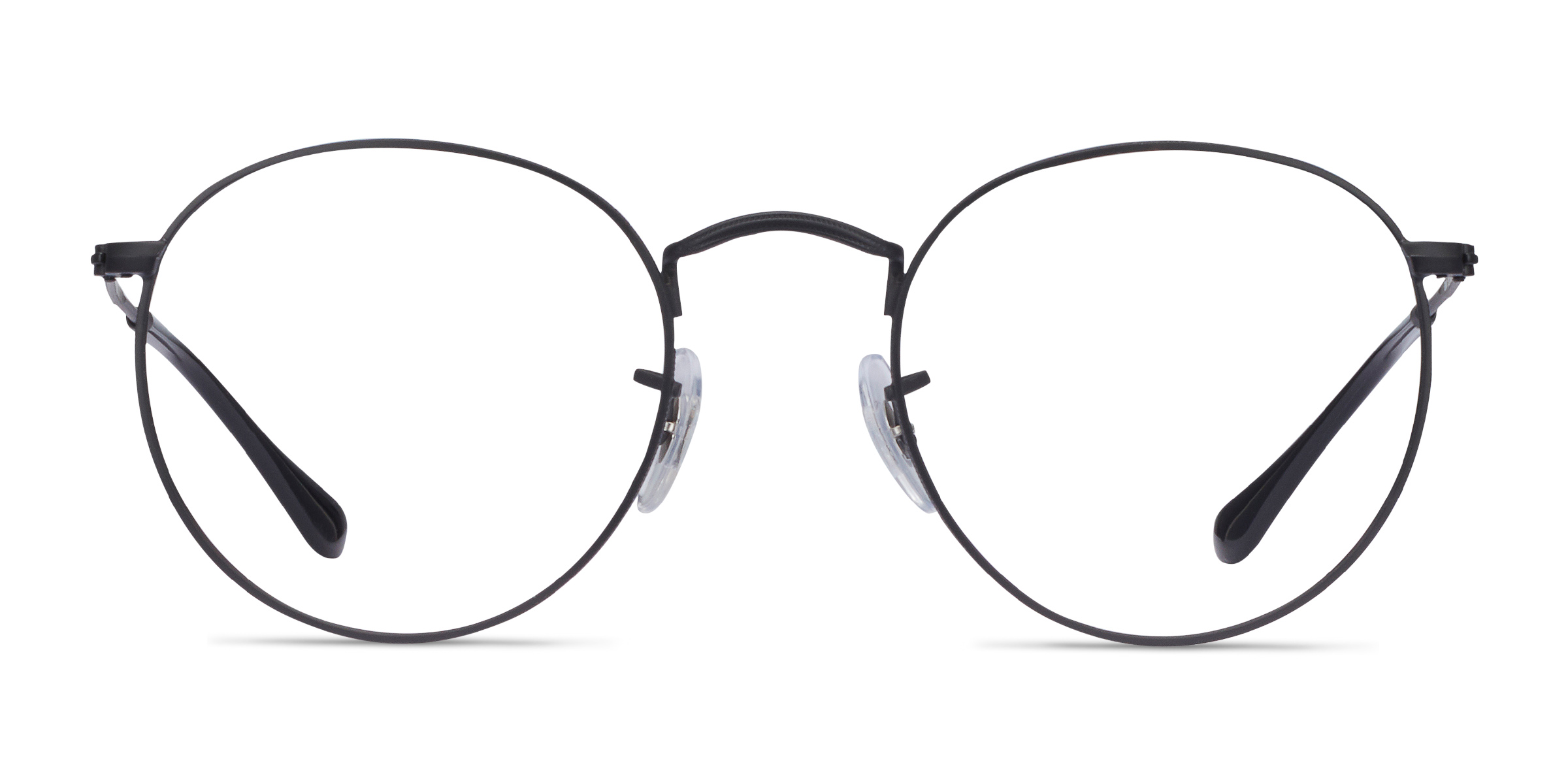 Ray-Ban RB3447V Round - Round Black Frame Eyeglasses | Eyebuydirect