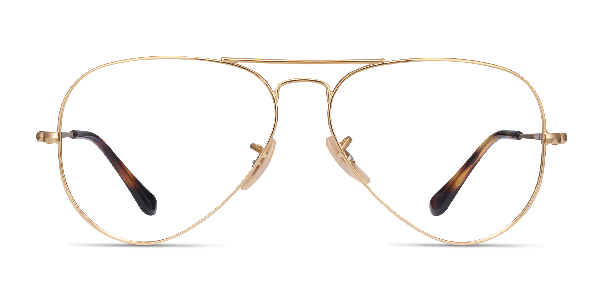 Ray-Ban RB6489 Aviator - Aviator Gold Frame Eyeglasses | Eyebuydirect