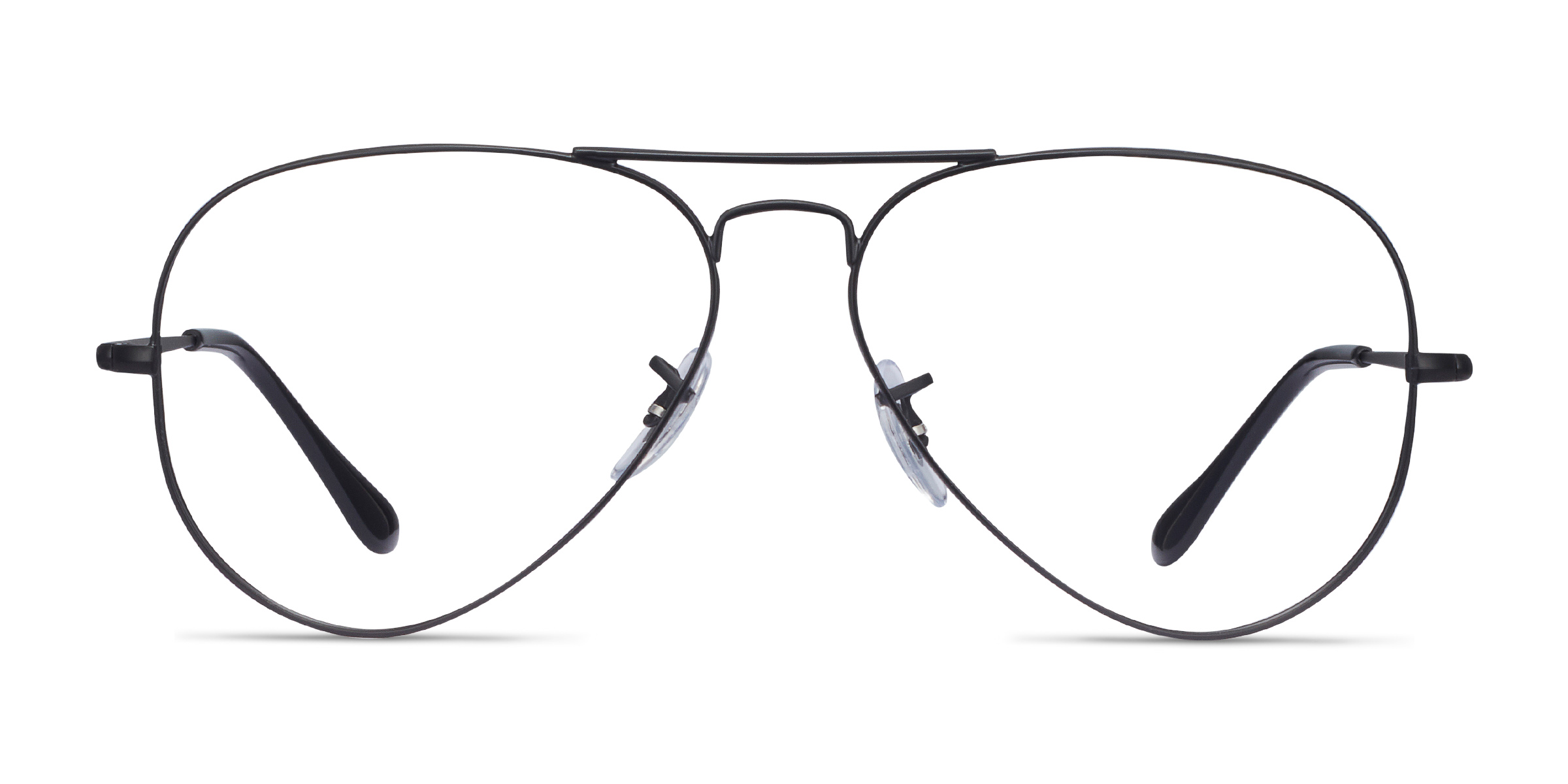 Ray-Ban RB6489 Aviator - Aviator Black Frame Eyeglasses | Eyebuydirect