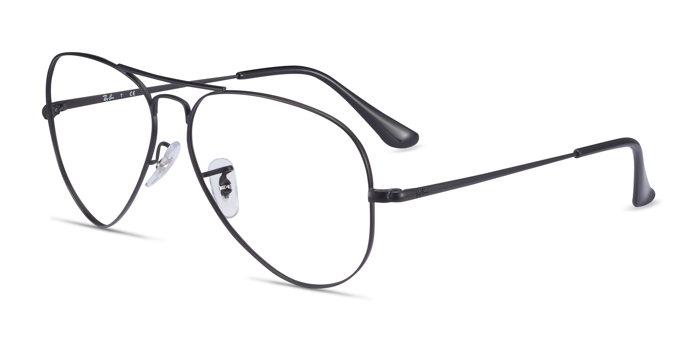 Ray-Ban RB6489 Aviator - Aviator Black Frame Eyeglasses | Eyebuydirect