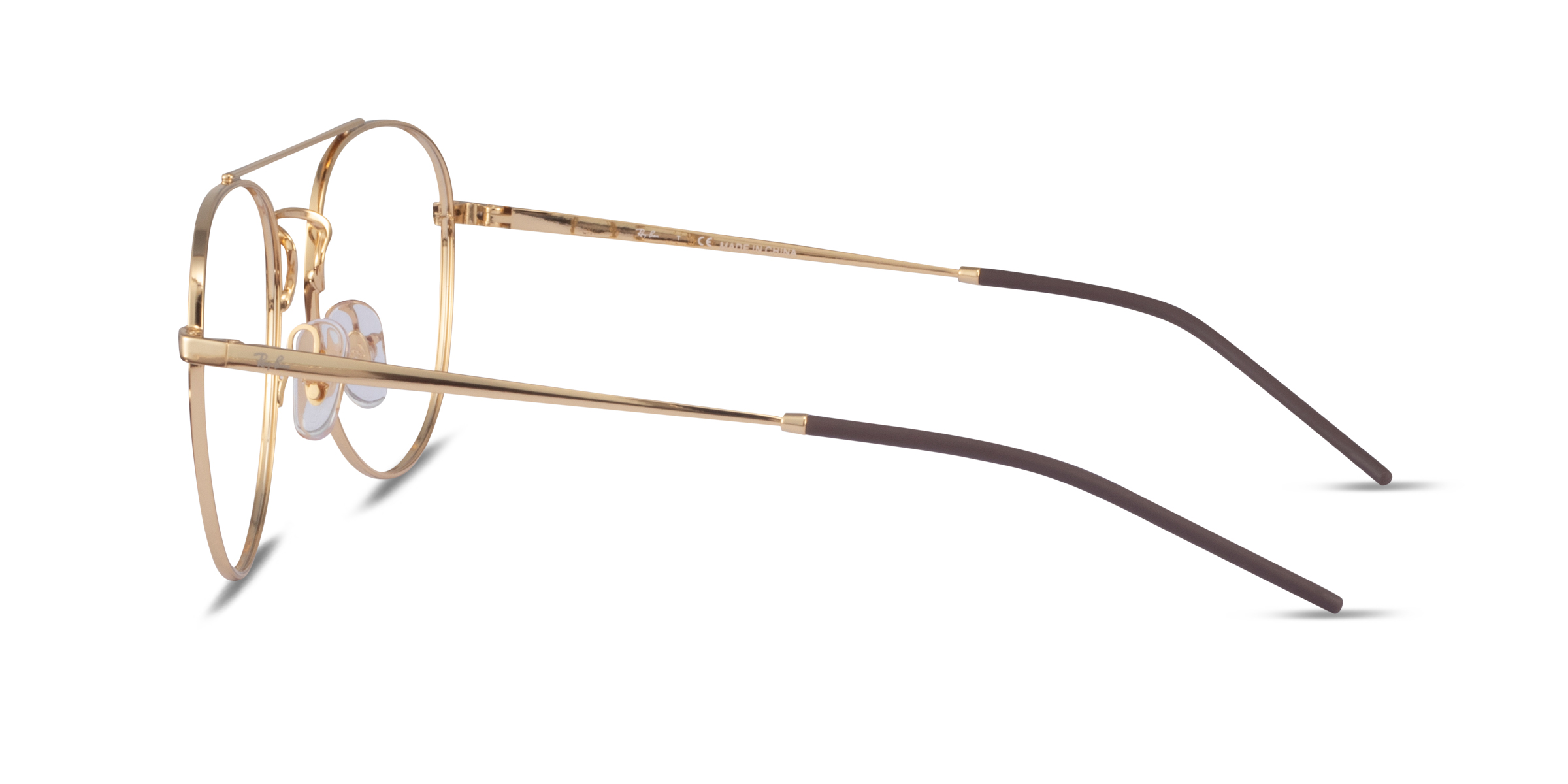 Ray-Ban RB6414 - Aviator Gold Frame Eyeglasses | Eyebuydirect