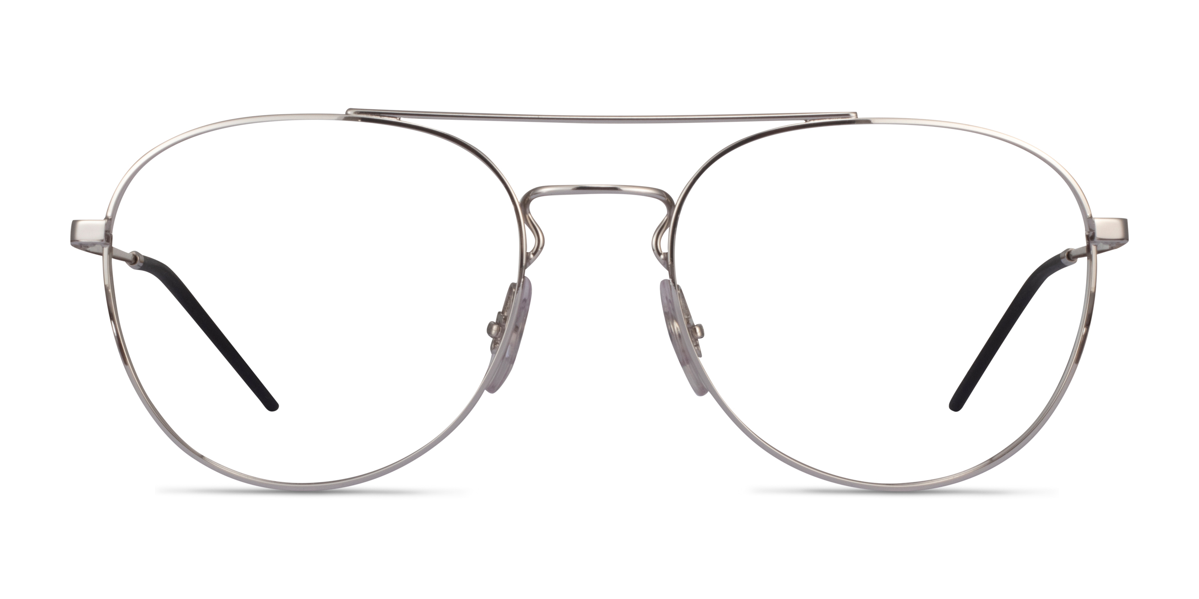 Ray-Ban RB6414 - Aviator Silver Frame Eyeglasses | Eyebuydirect Canada