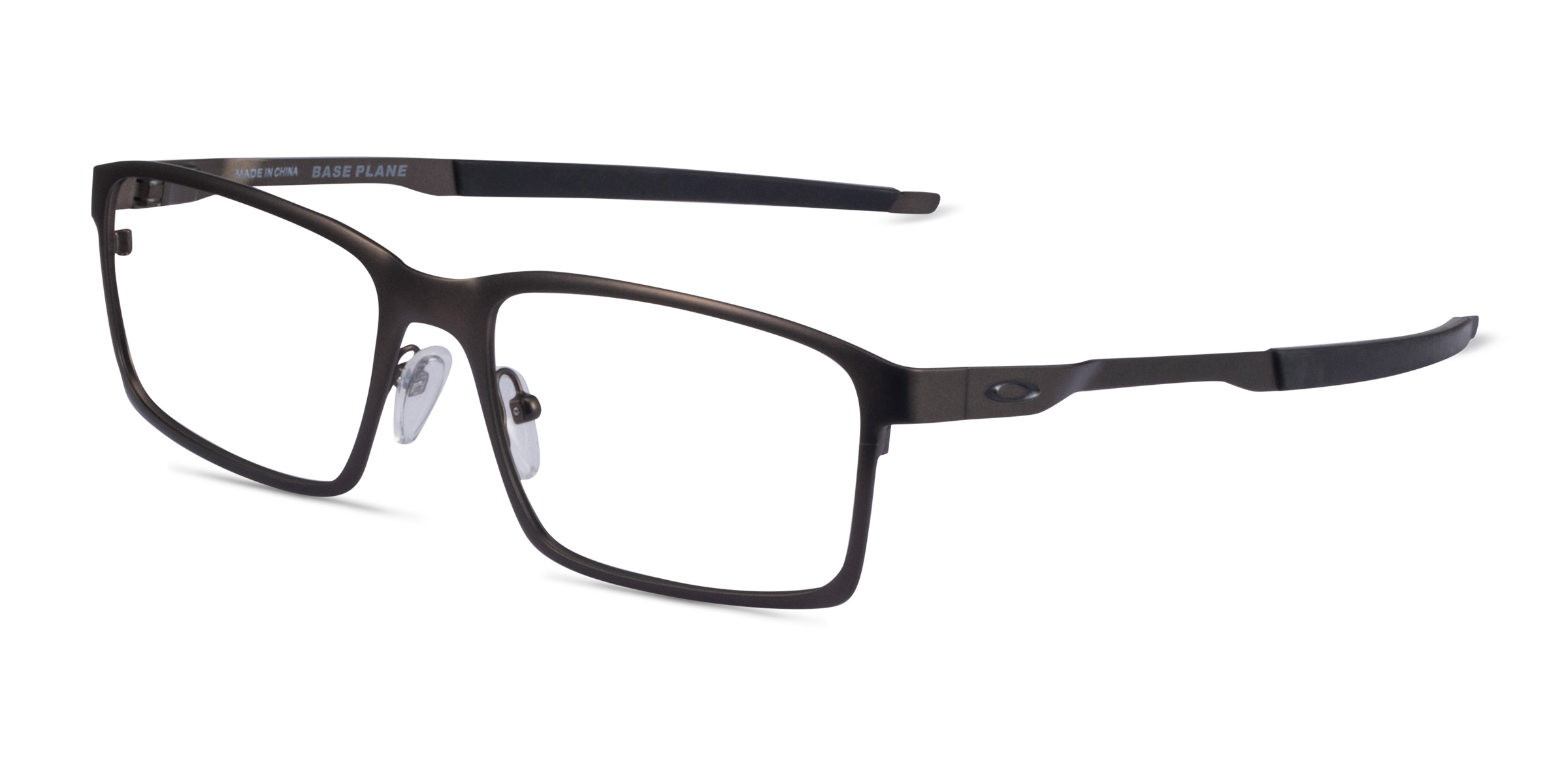 Oakley Base Plane - Rectangulaire Gunmetal Monture Lunettes de vue Pour ...