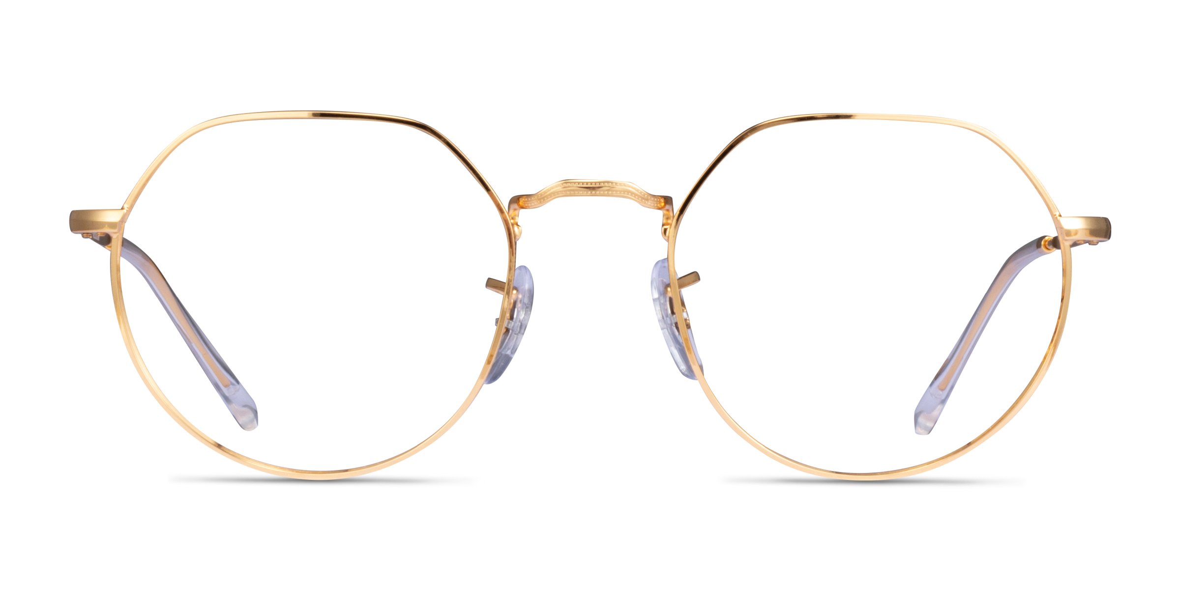 Ray-Ban RB6465 Jack - Geometric Gold Frame Eyeglasses | Eyebuydirect Canada