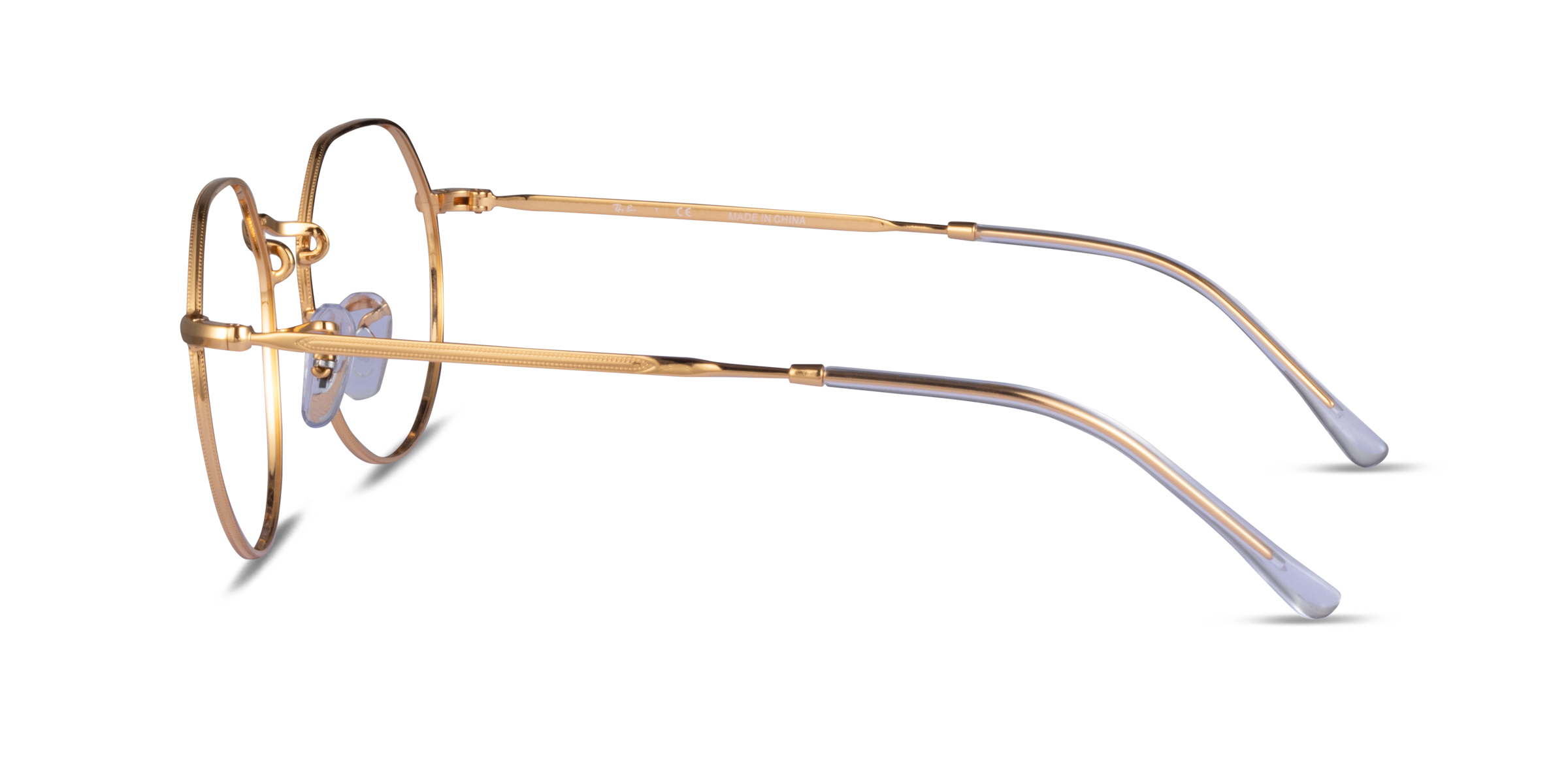 Ray-Ban RB6465 Jack - Geometric Gold Frame Eyeglasses | Eyebuydirect Canada