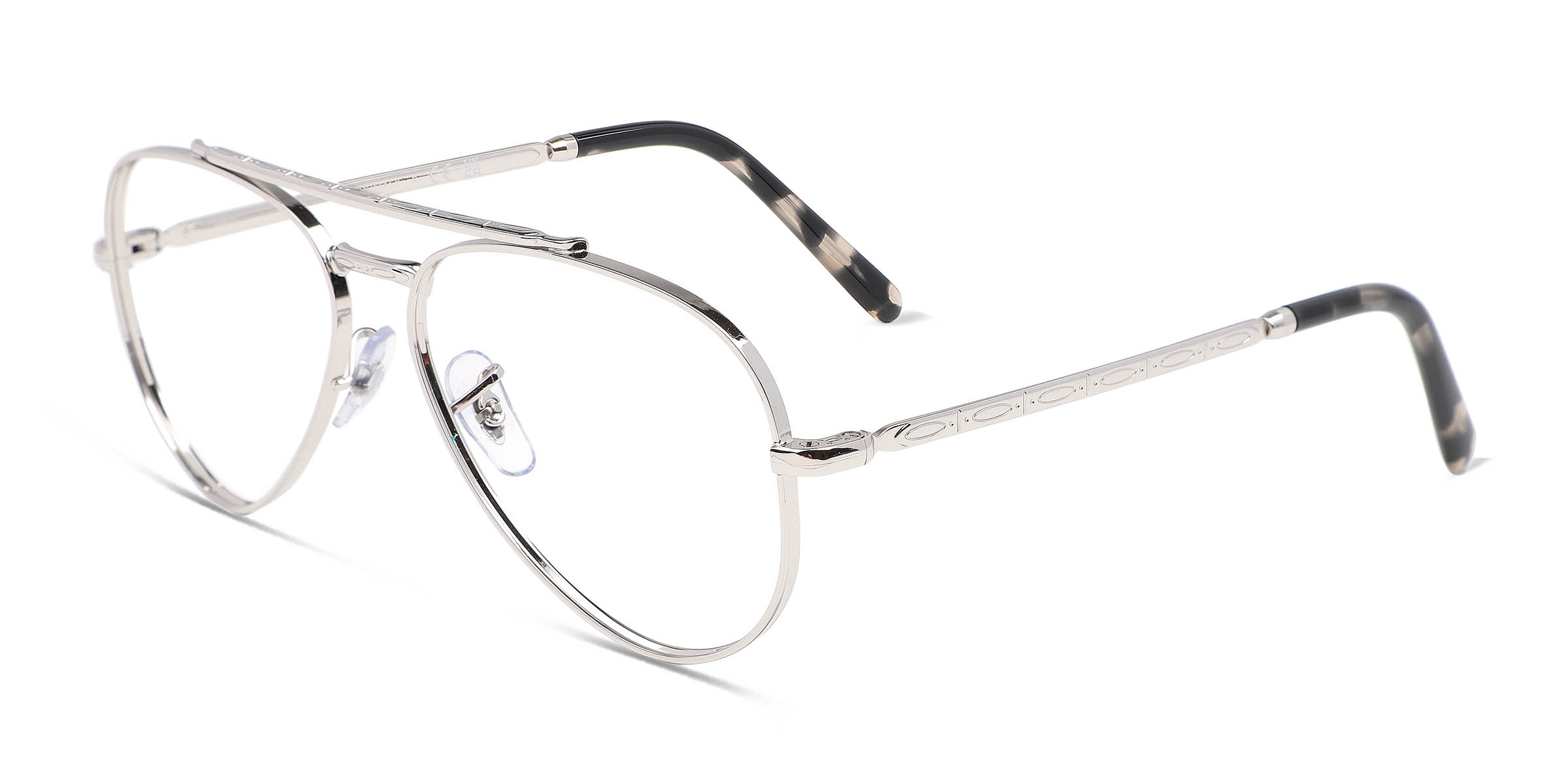Ray-Ban RB3625V New Aviator - Aviator Silver Frame Eyeglasses ...