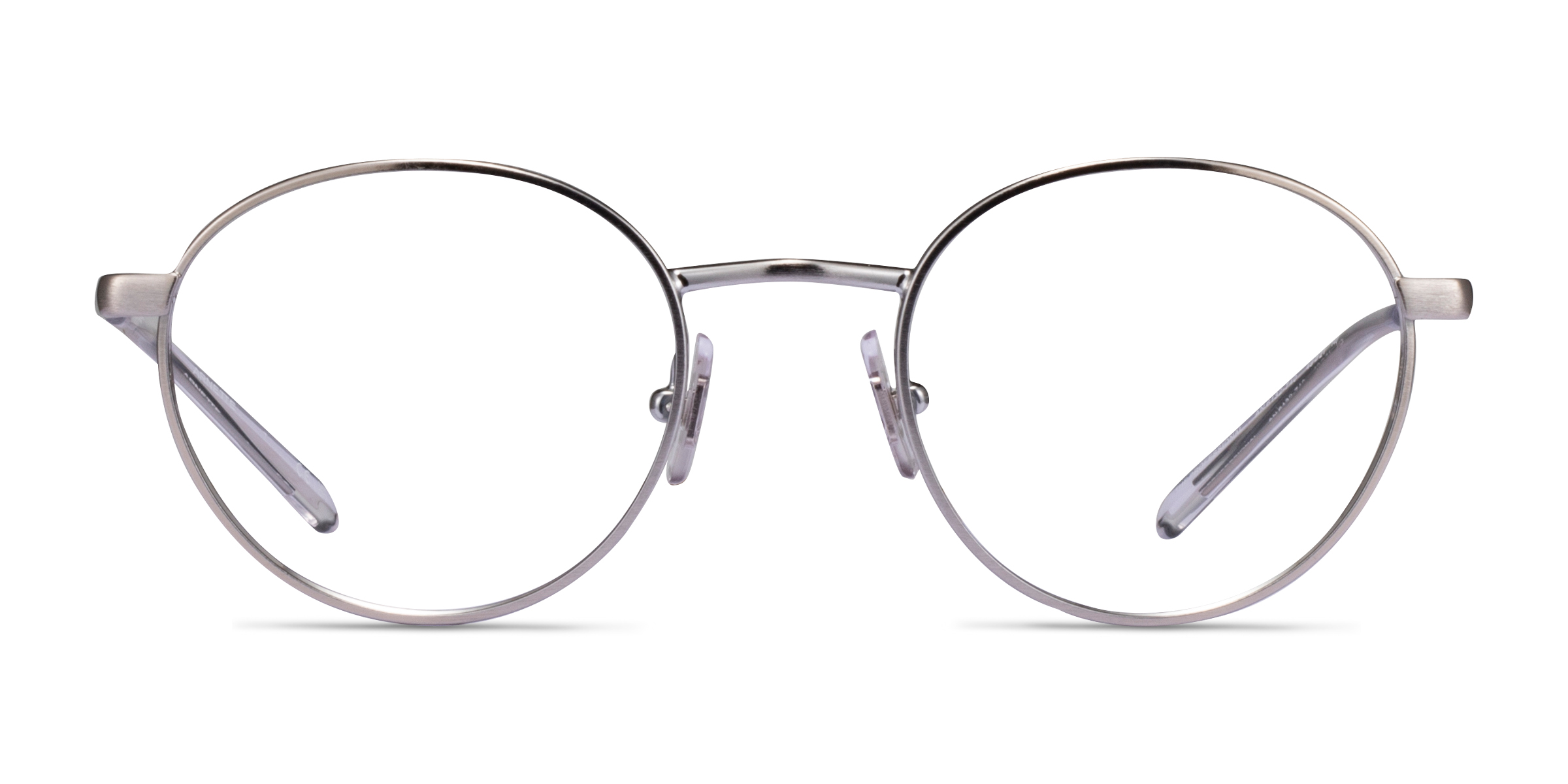 ARNETTE AN6132 The Professional - Round Silver Frame Eyeglasses ...