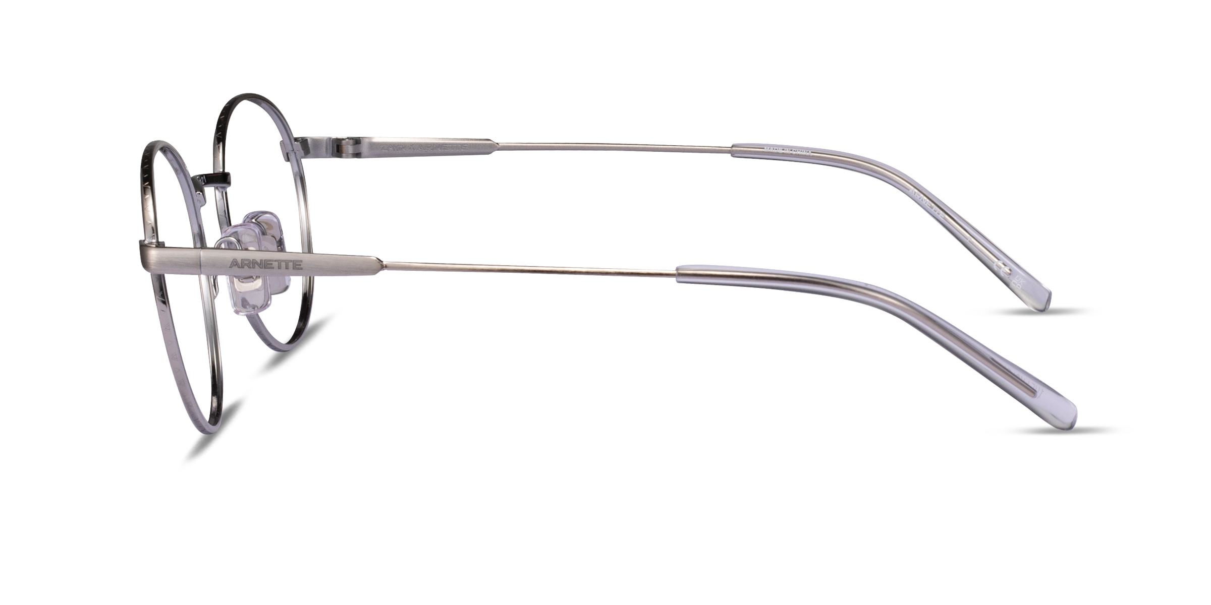 ARNETTE AN6132 The Professional - Round Silver Frame Eyeglasses ...