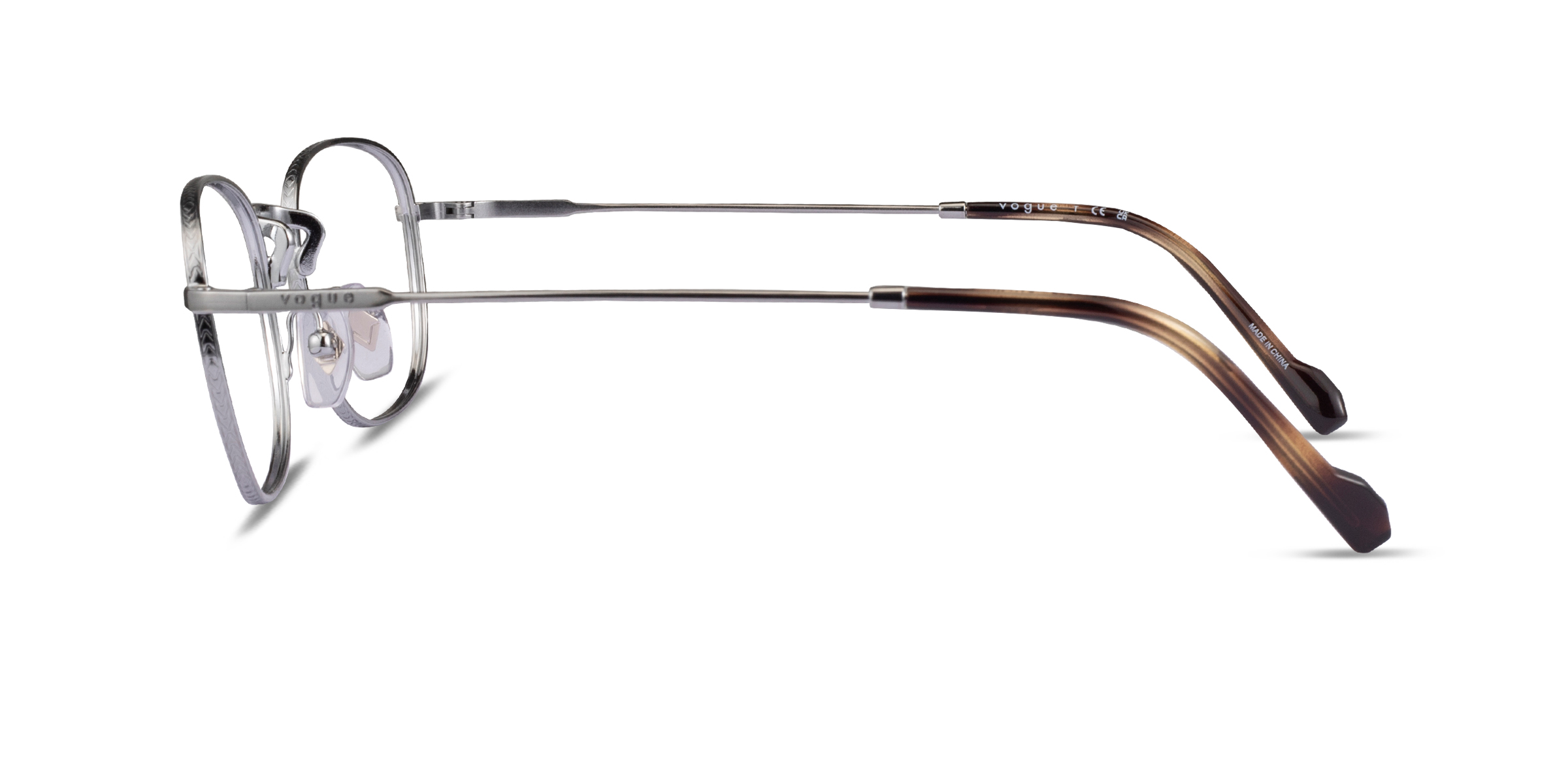 Vogue Eyewear VO4275 - Oval Gunmetal Frame Eyeglasses | Eyebuydirect