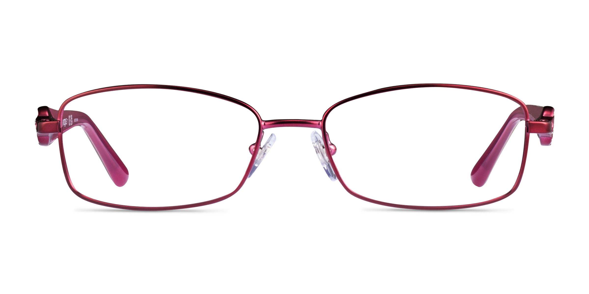 Vogue Eyewear VO3845B - Rectangle Matte Purple Frame Glasses For Women ...