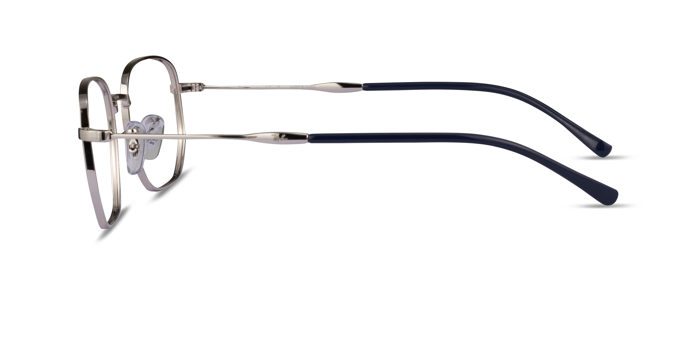 Ray-Ban RB6496 - Square Silver Frame Eyeglasses | Eyebuydirect