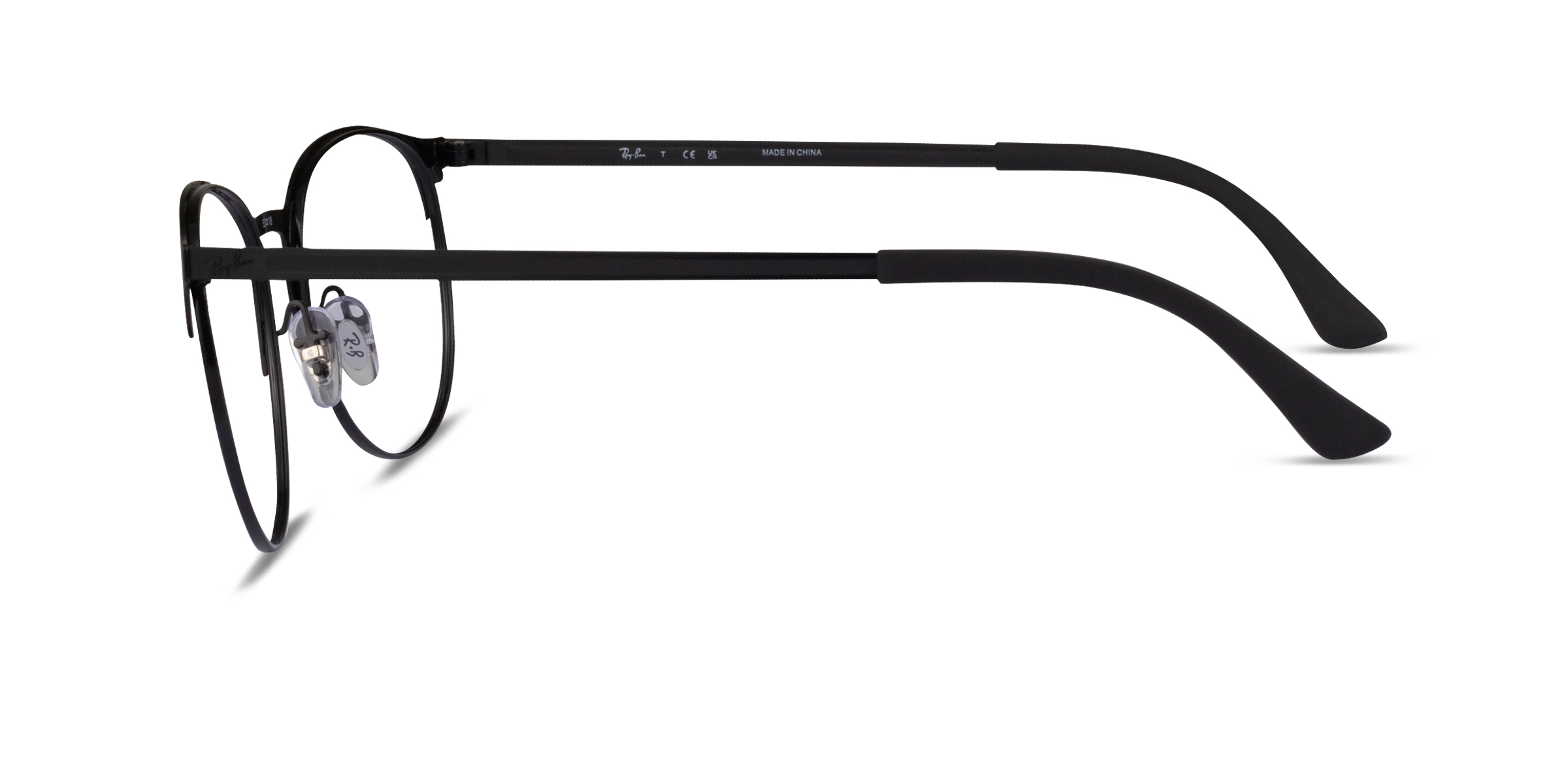 Ray-Ban RB6375 - Round Matte Black Frame Eyeglasses | Eyebuydirect