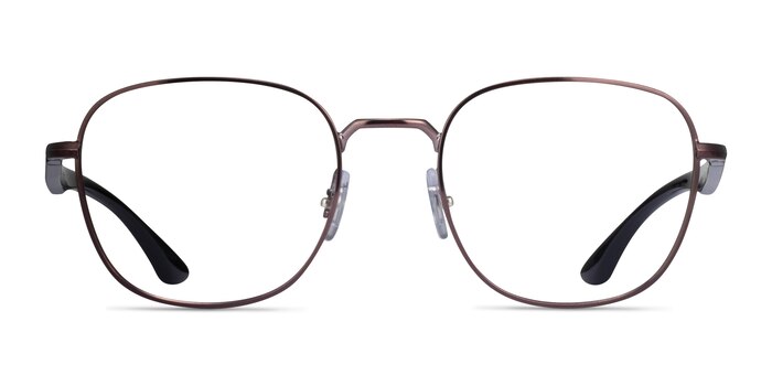 Ray-Ban RB6477 - Square Brown Frame Eyeglasses | Eyebuydirect