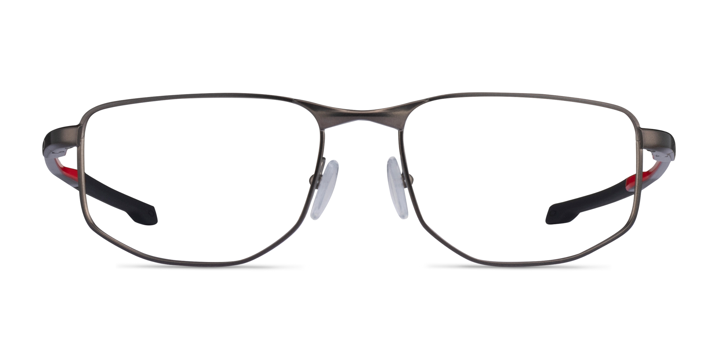 Oakley Addams - Rectangle Brown Gunmetal Frame Eyeglasses | Eyebuydirect