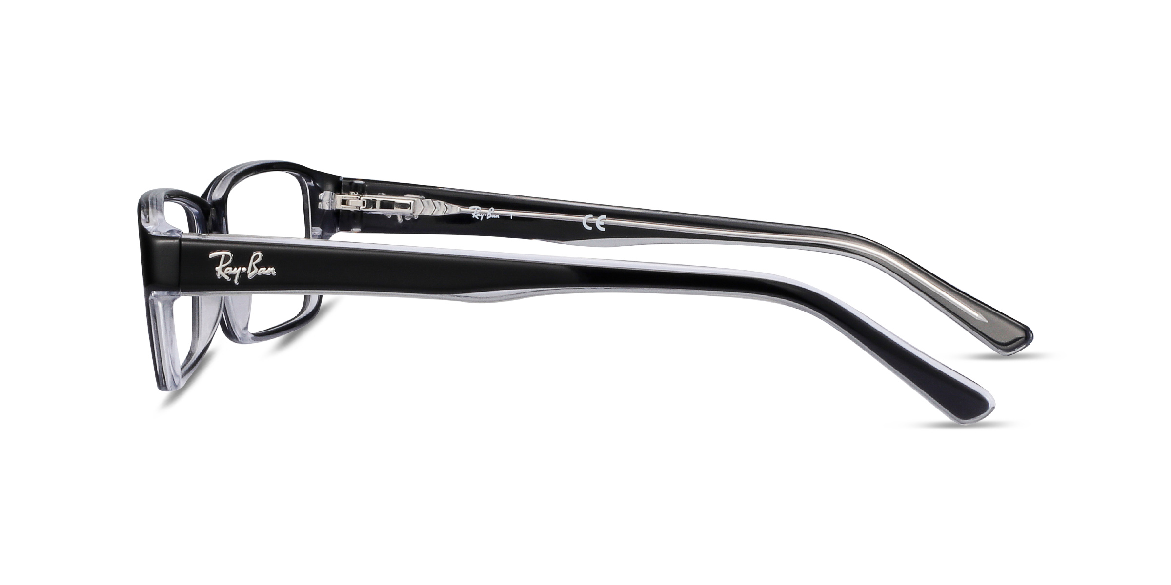 Ray-Ban RB5169 - Rectangle Black Frame Eyeglasses | Eyebuydirect