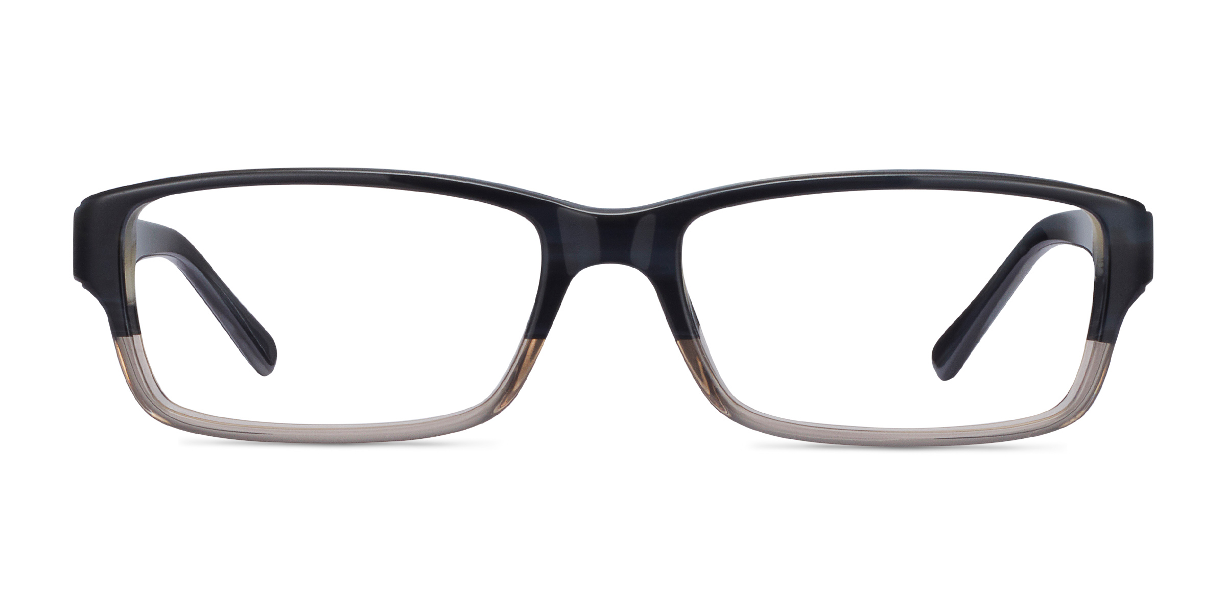 Ray-Ban RB5169 - Rectangle Black & Gray Frame Eyeglasses | Eyebuydirect